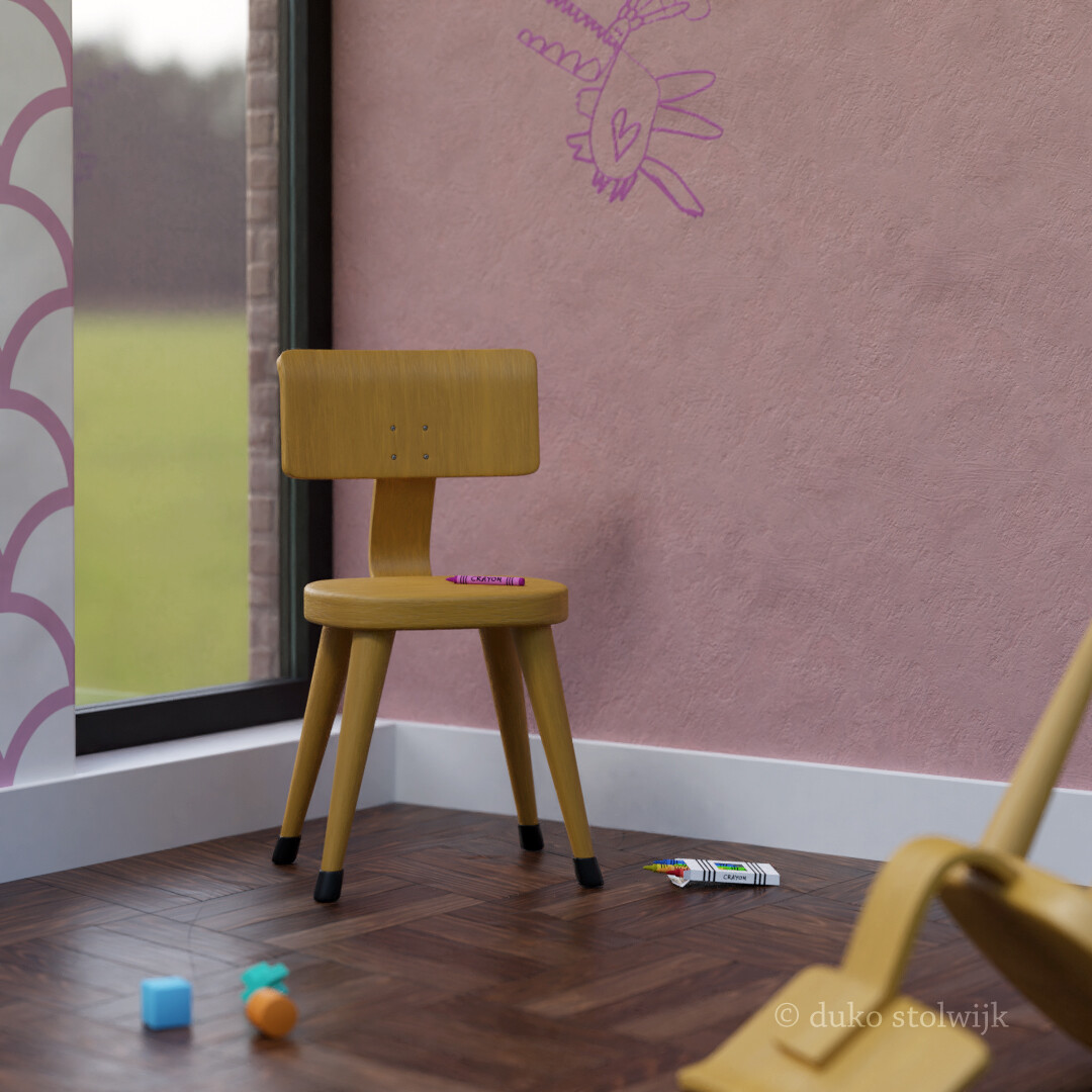 ArtStation - Drawing on the wall