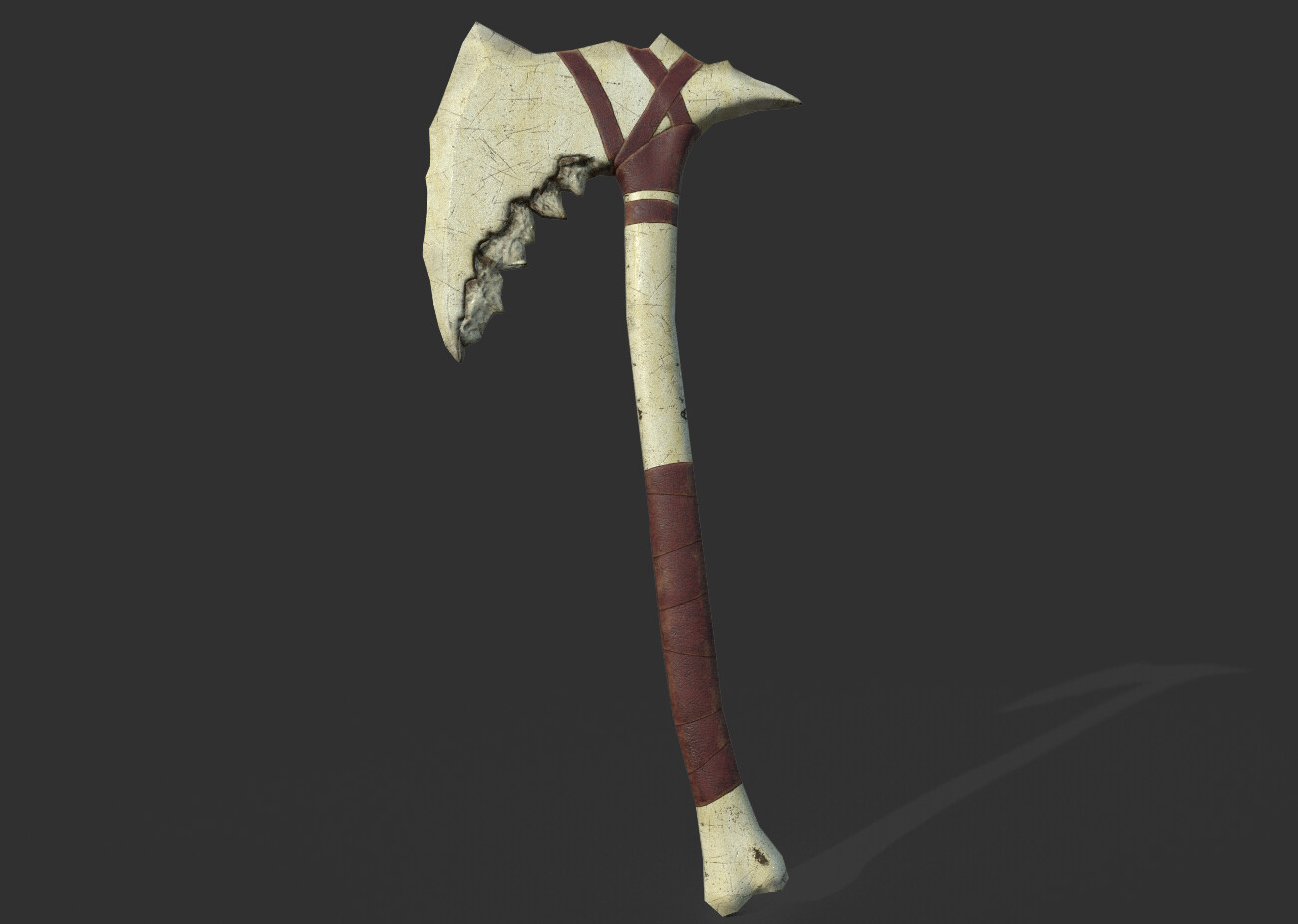 ArtStation - Bone war axe