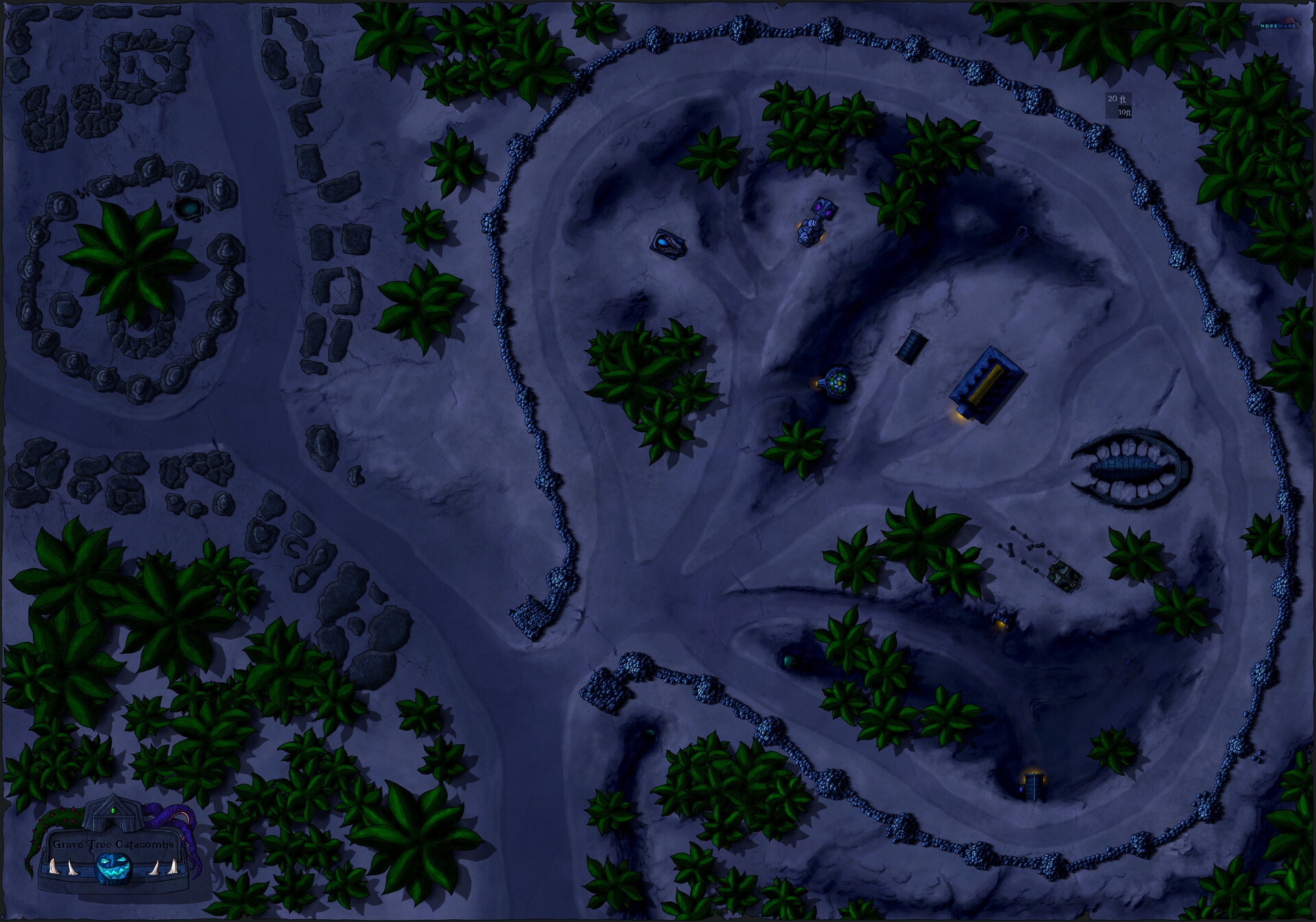 ArtStation - Grave Tree Catacombs