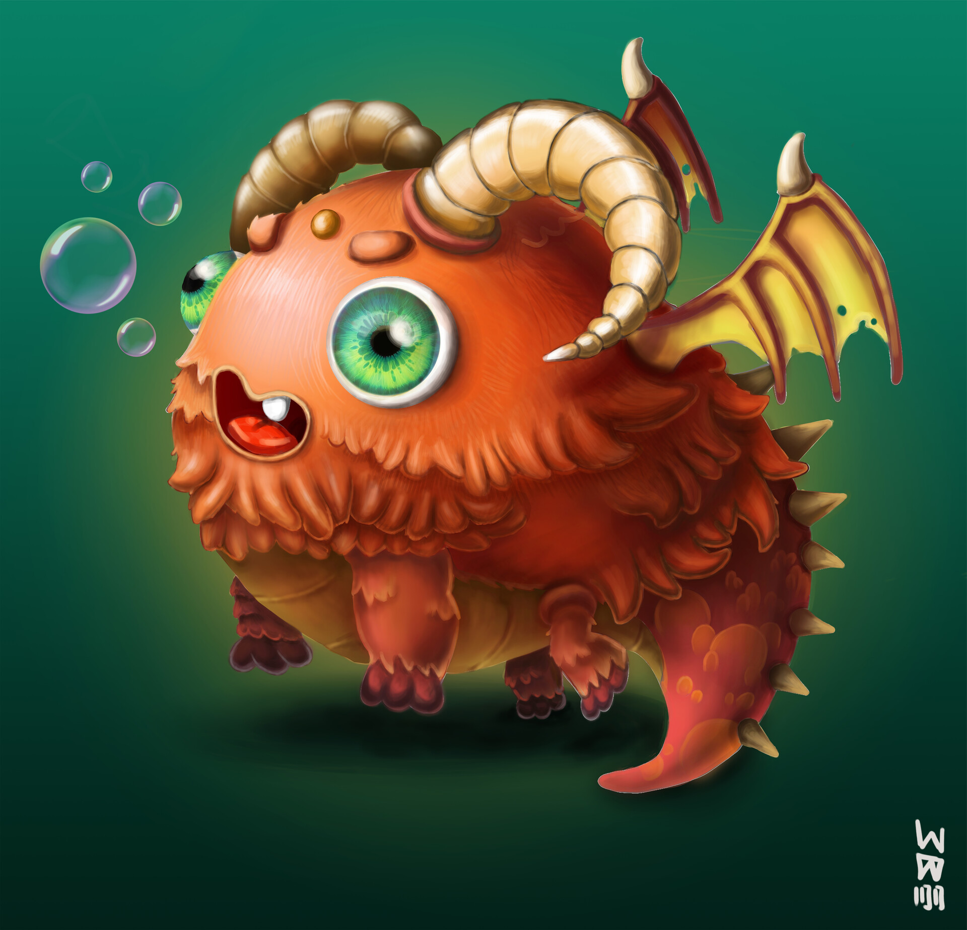 ArtStation - Cute monster