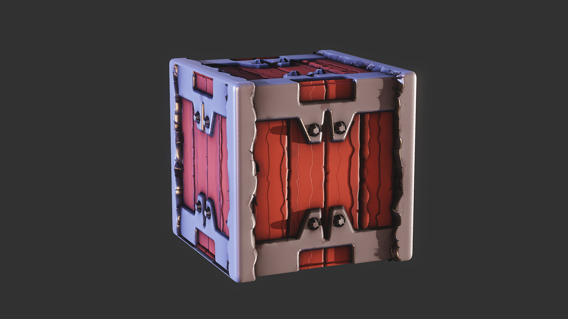 ArtStation - Wooden Box Material Study