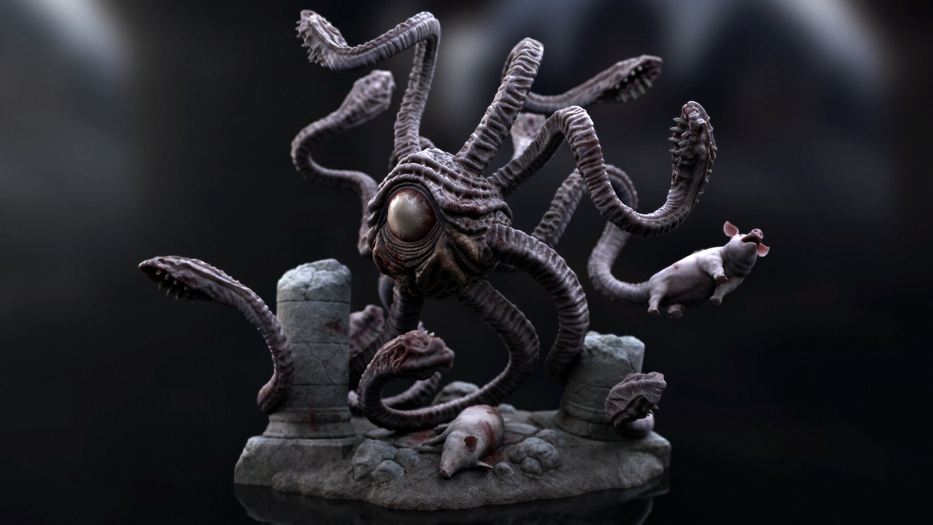 ArtStation - Beholder : Death kiss