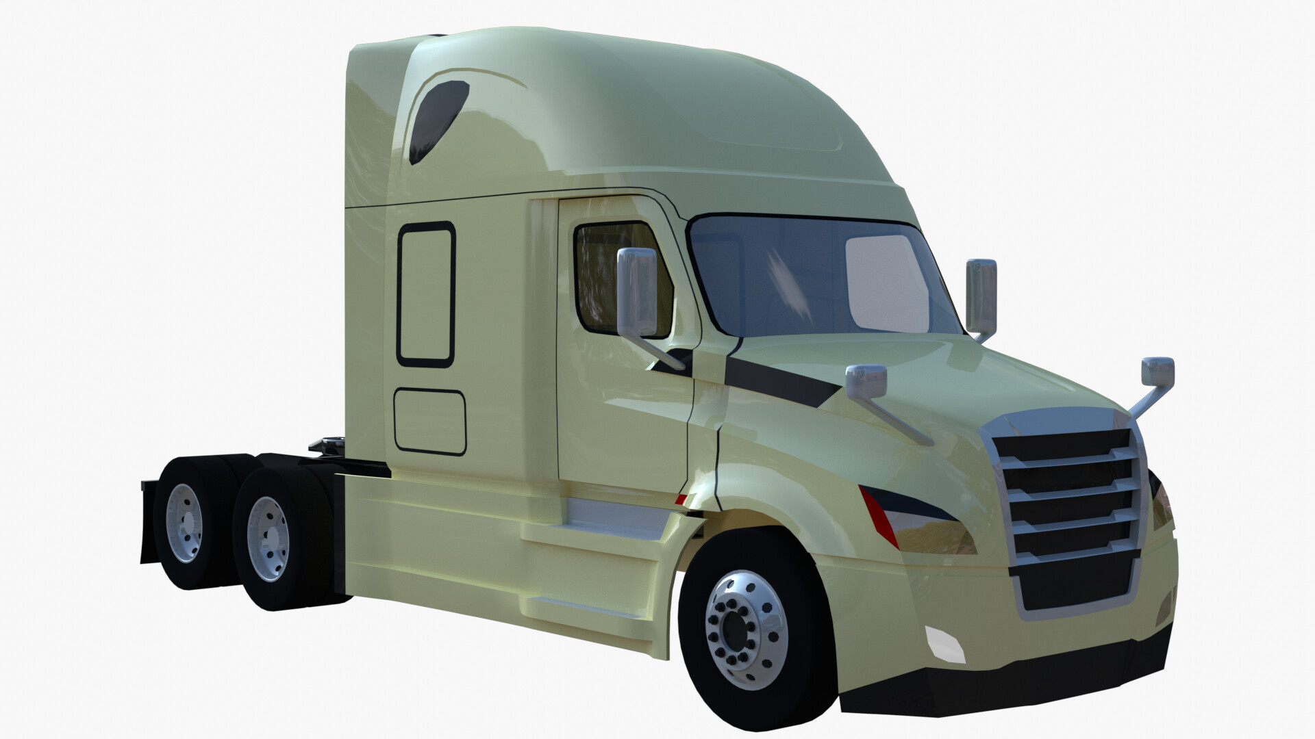 ArtStation - Freightliner Cascadia semi-truck