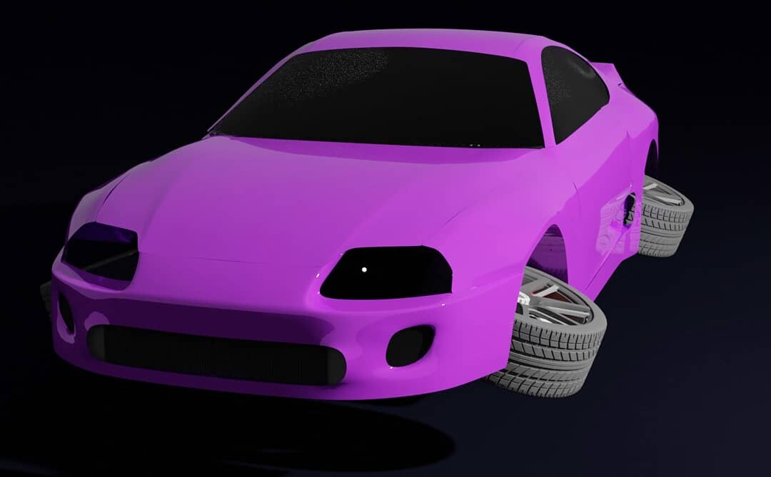 ArtStation - Flying supra