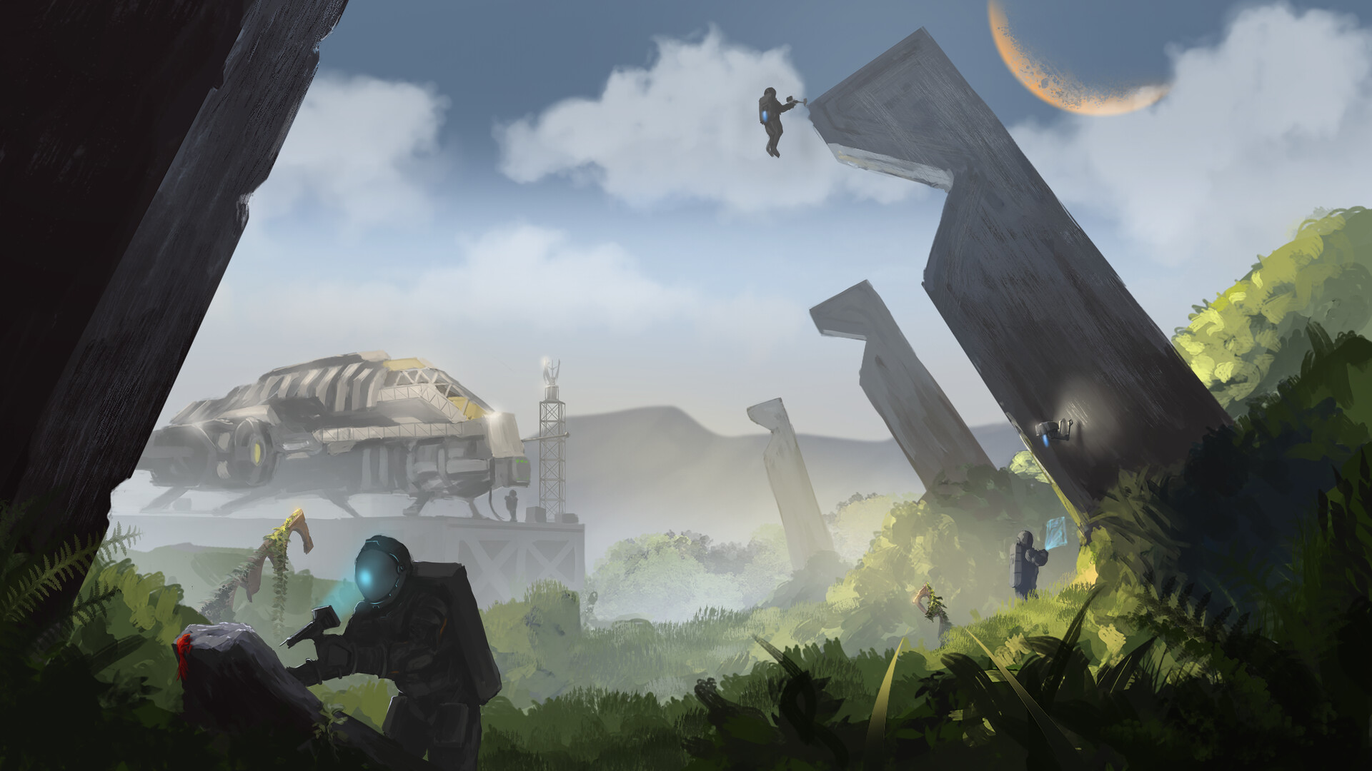 ArtStation - Sci-Fi Exploration - Personal Project