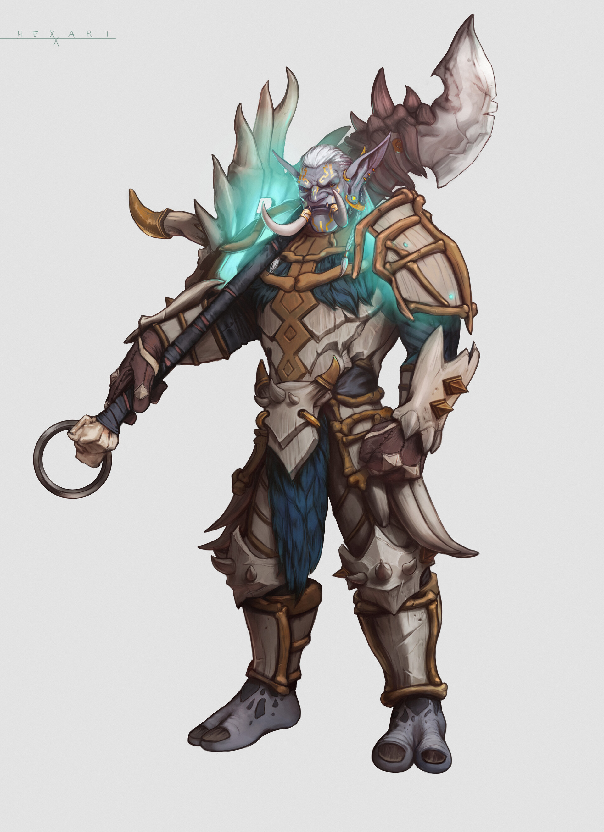 ArtStation - Zandalari warrior