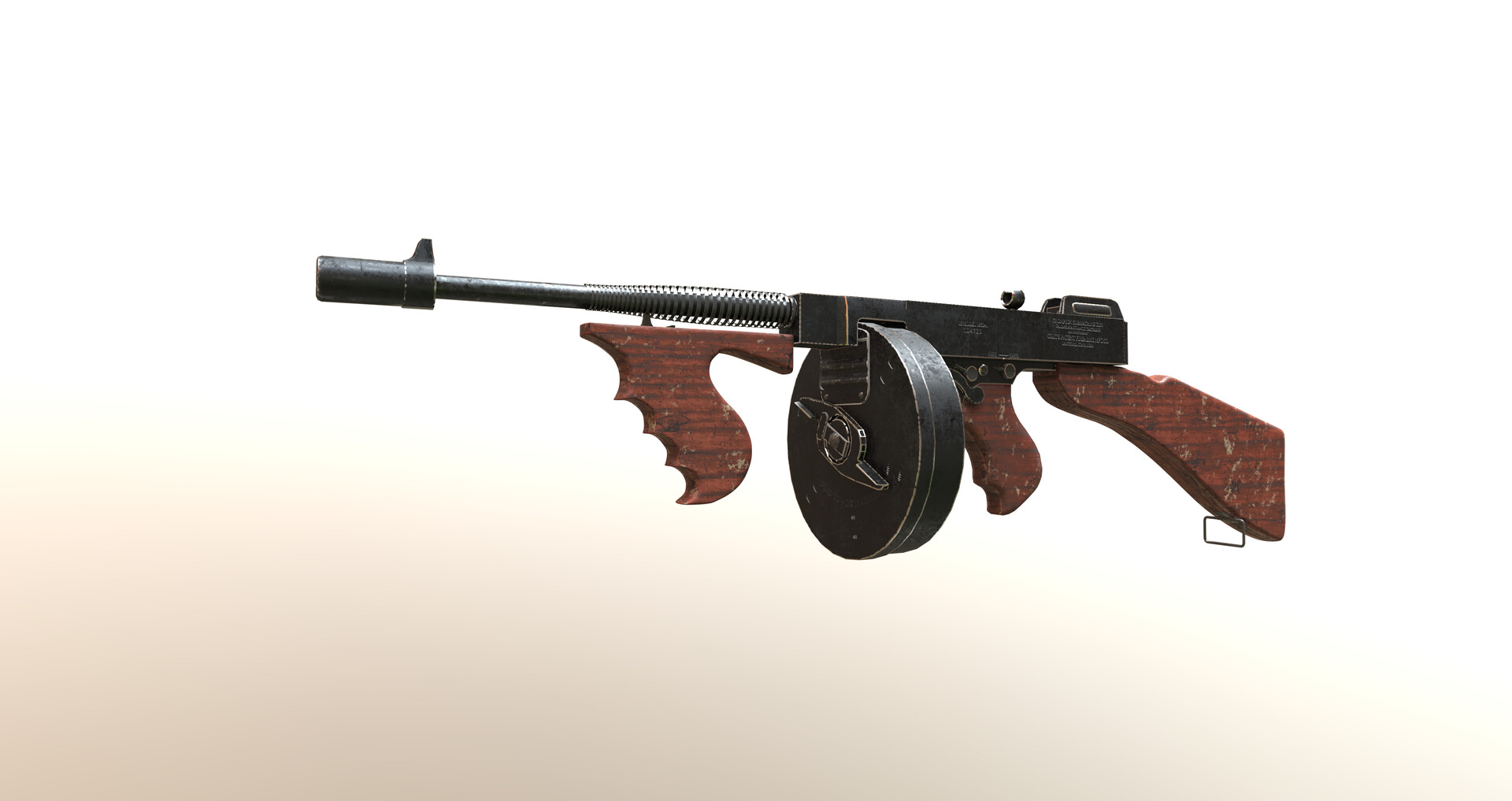 ArtStation - Thompson submachine gun