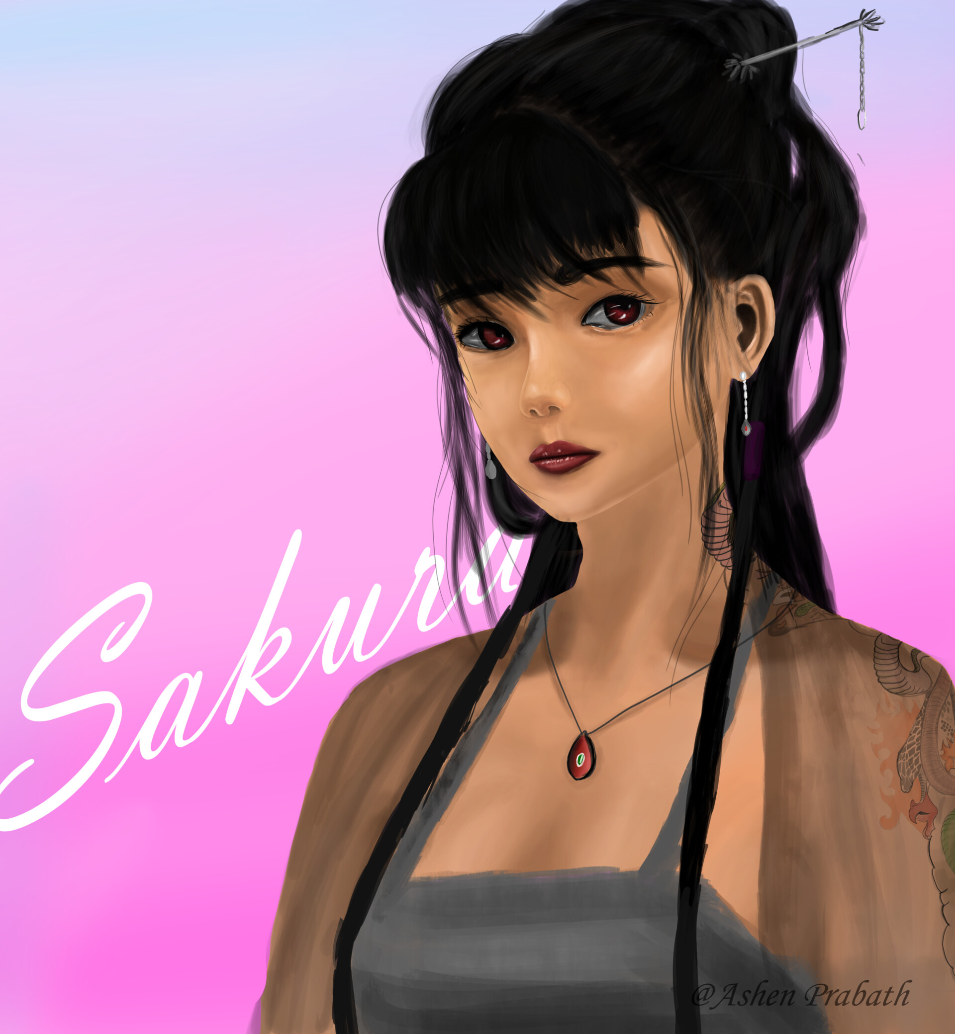 ArtStation - Sakura-Fan Art