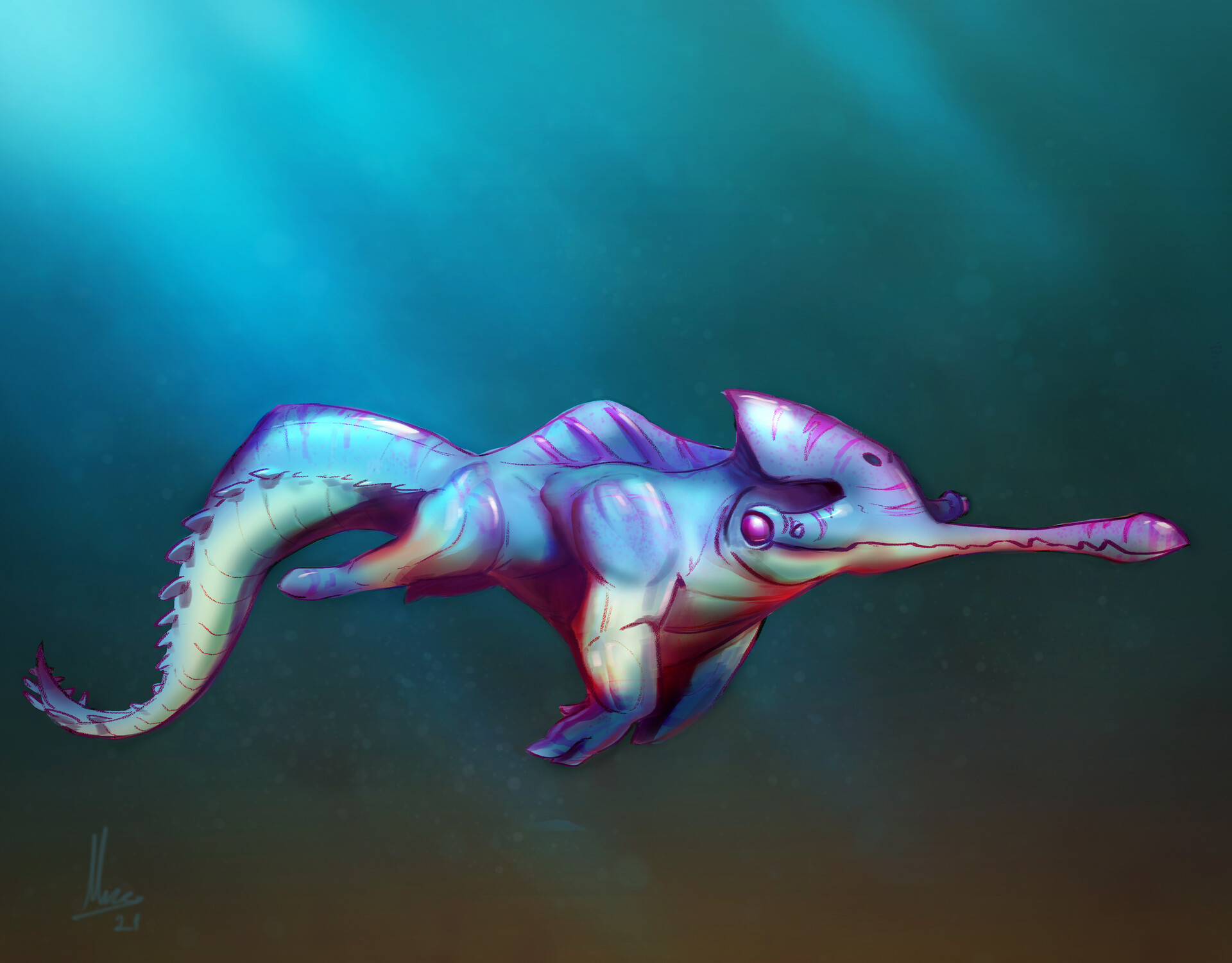 ArtStation - Sea creature design