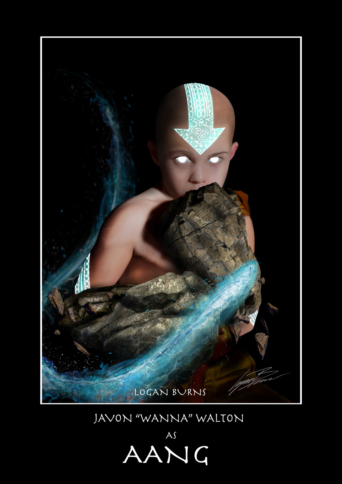 Logan Burns - JAVON "WANNA" WALTON as " AANG " from " AVATAR THE LAST ...