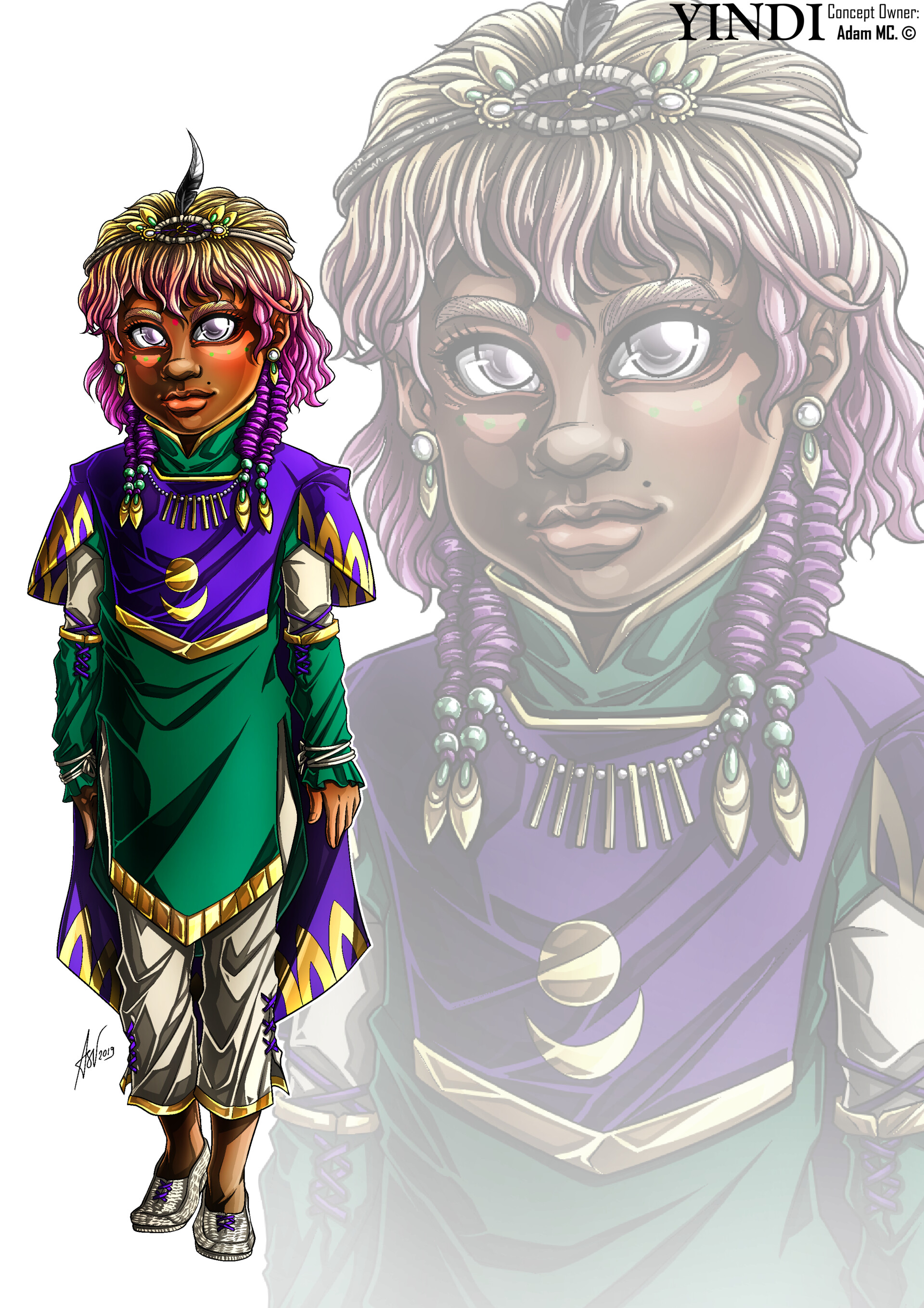 ArtStation - Yindi (for client)