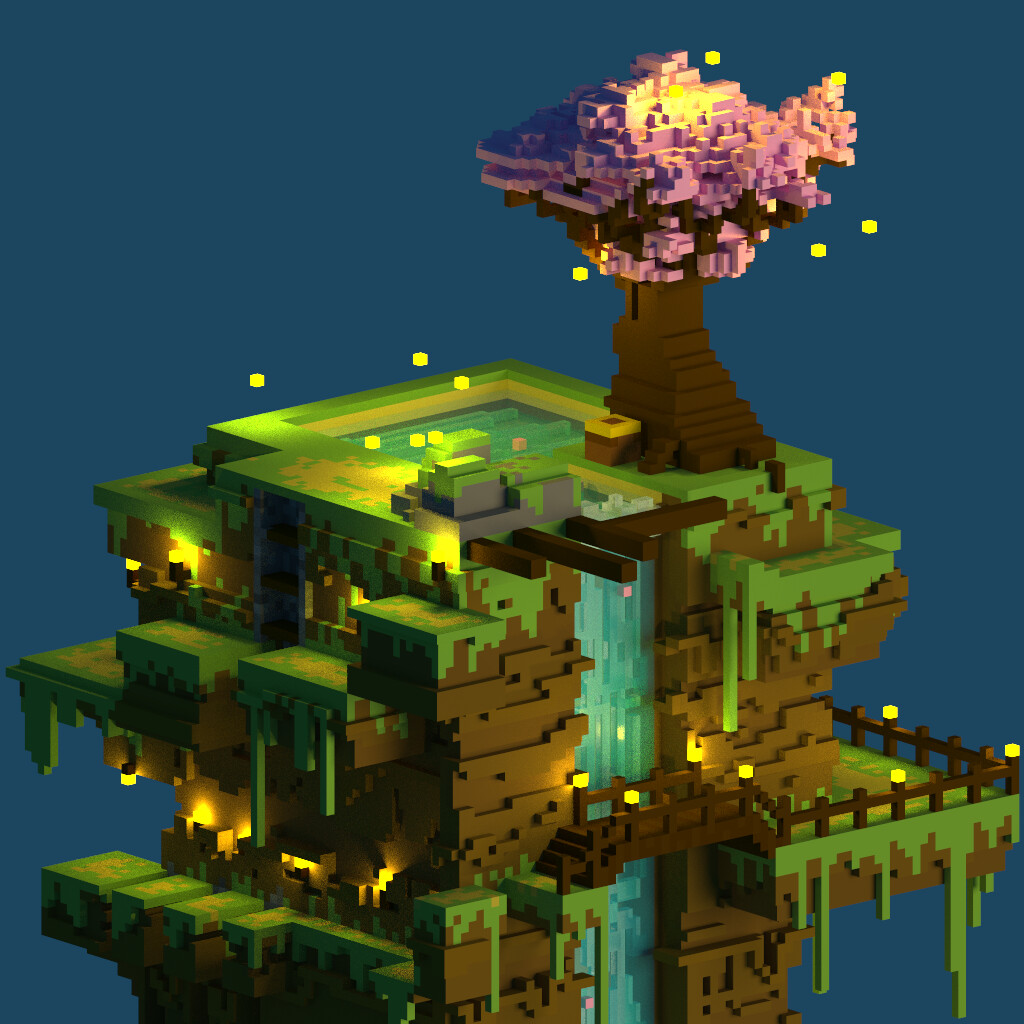 ArtStation - Voxel 4d lvl