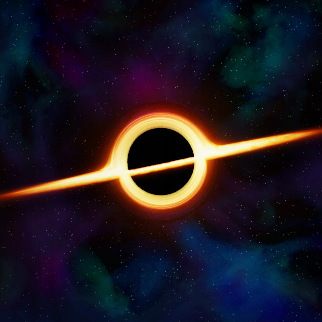ArtStation - black hole with ring