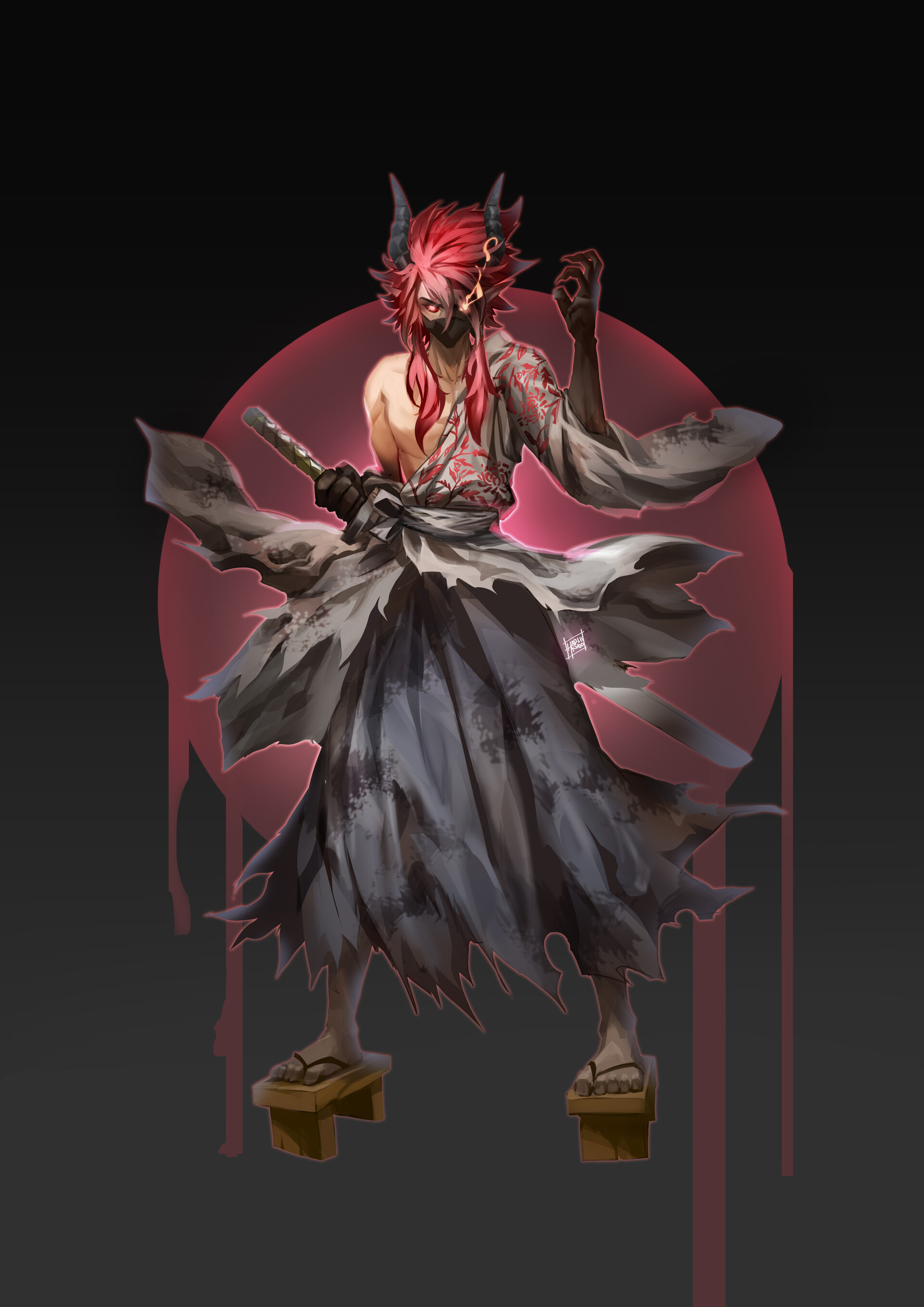 ArtStation - red shinobi