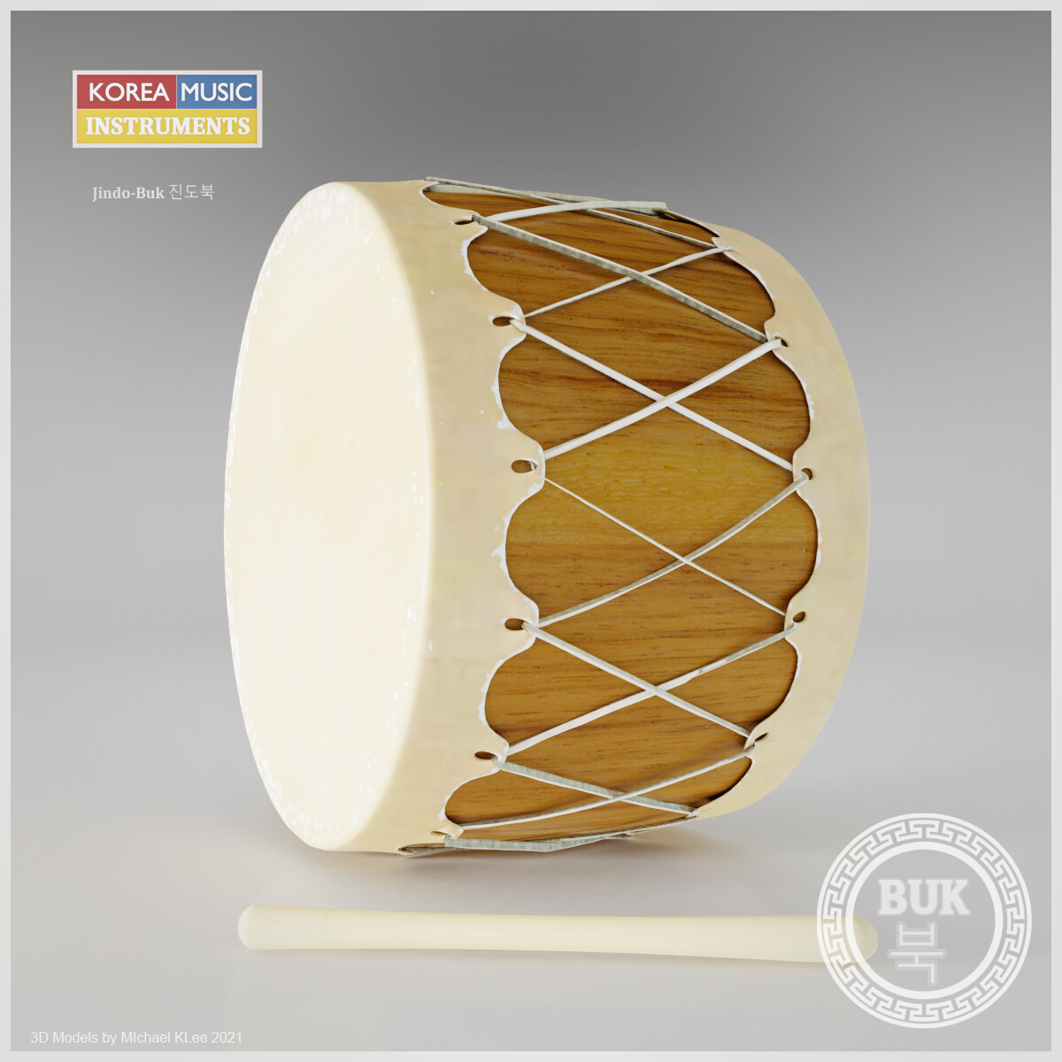 Michael Klee - Korea Drums (Percussions) - BUK - 북 - Sori Buk, Pungmul ...
