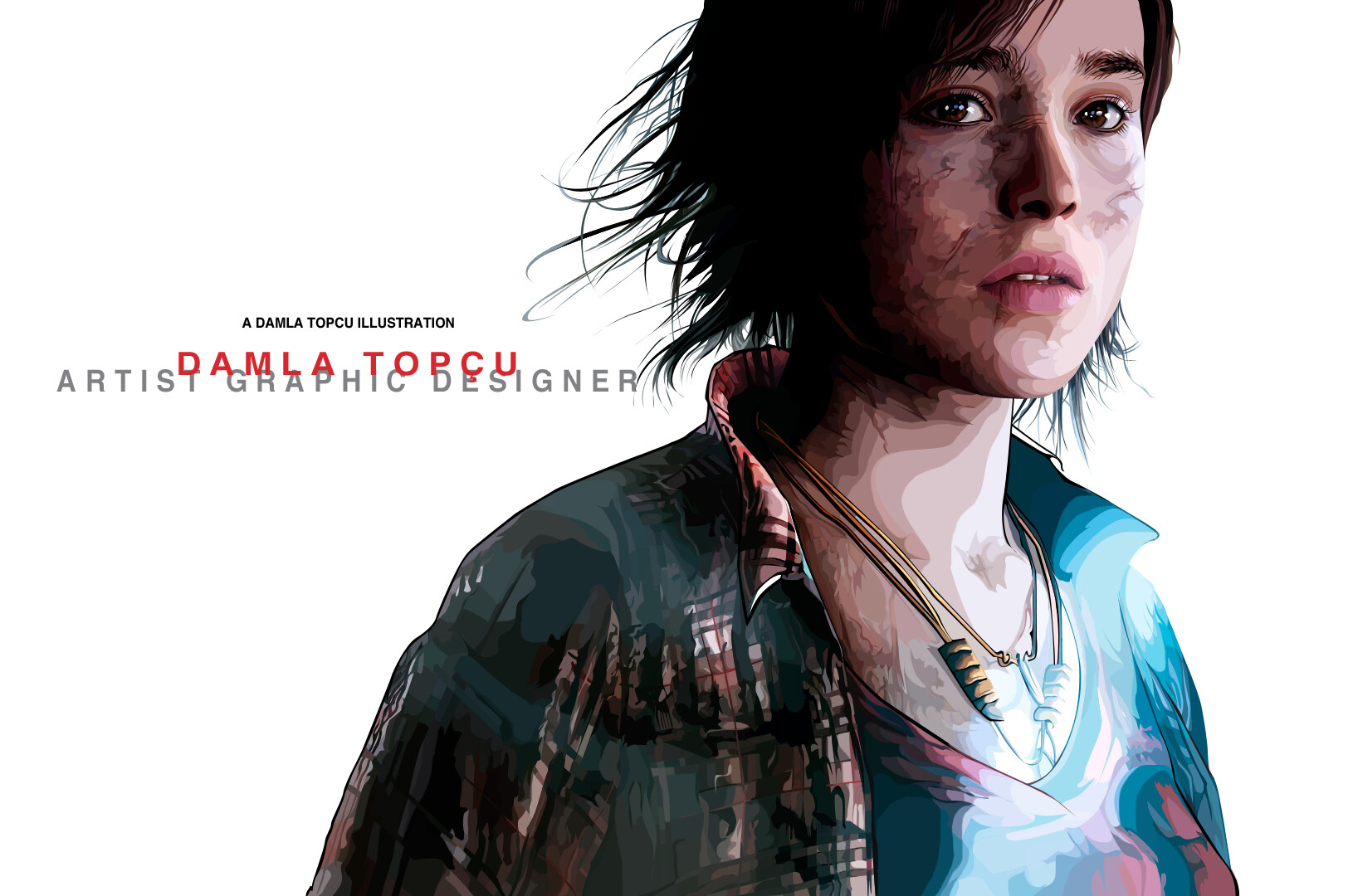 ArtStation - Beyond Two Souls / Illustrasyon Drawing by Damla Topcu