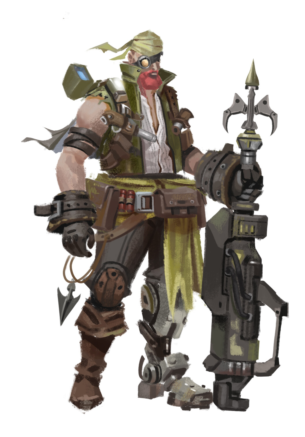 ArtStation - 临摹rock d角色设计