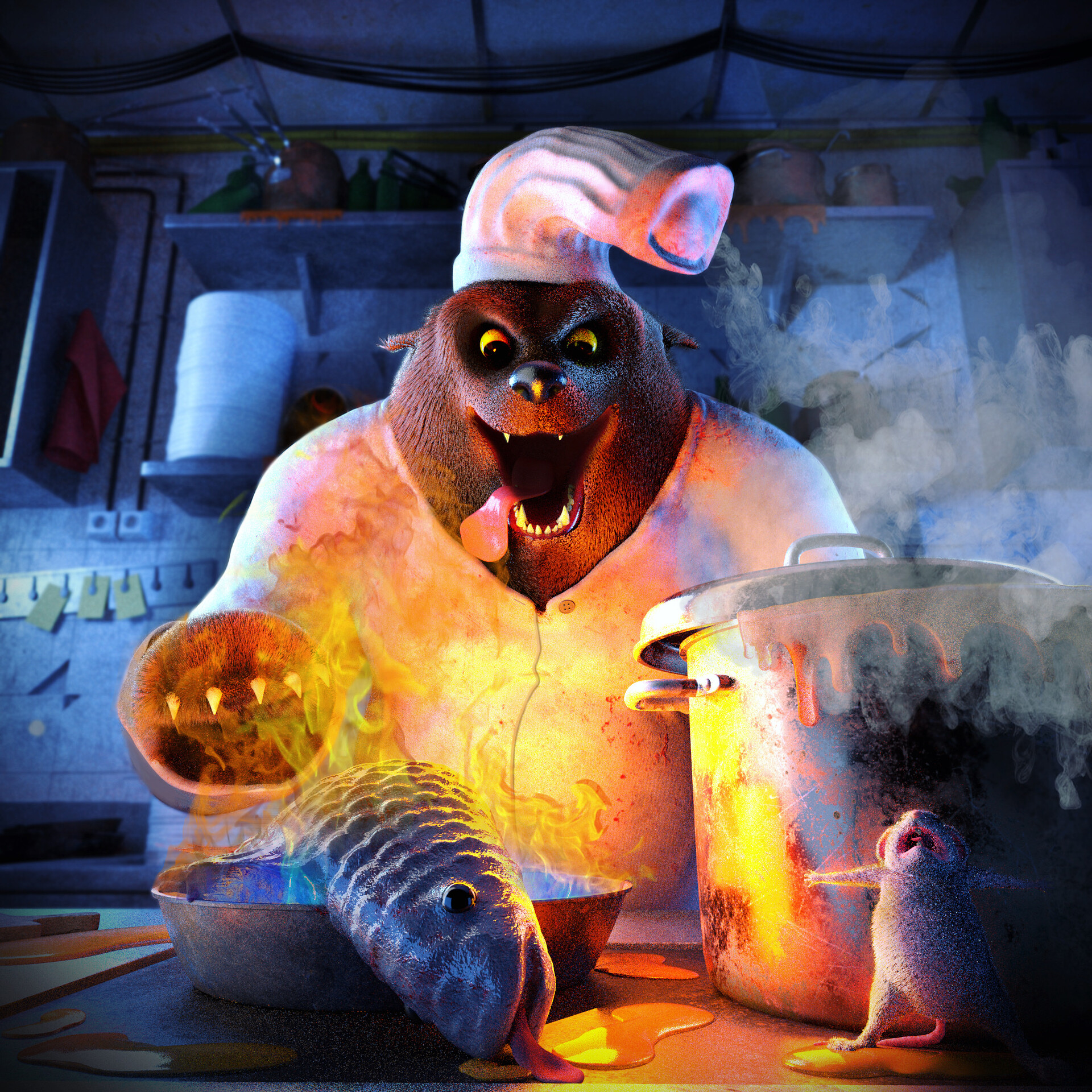 ArtStation - Bear’s Kitchen