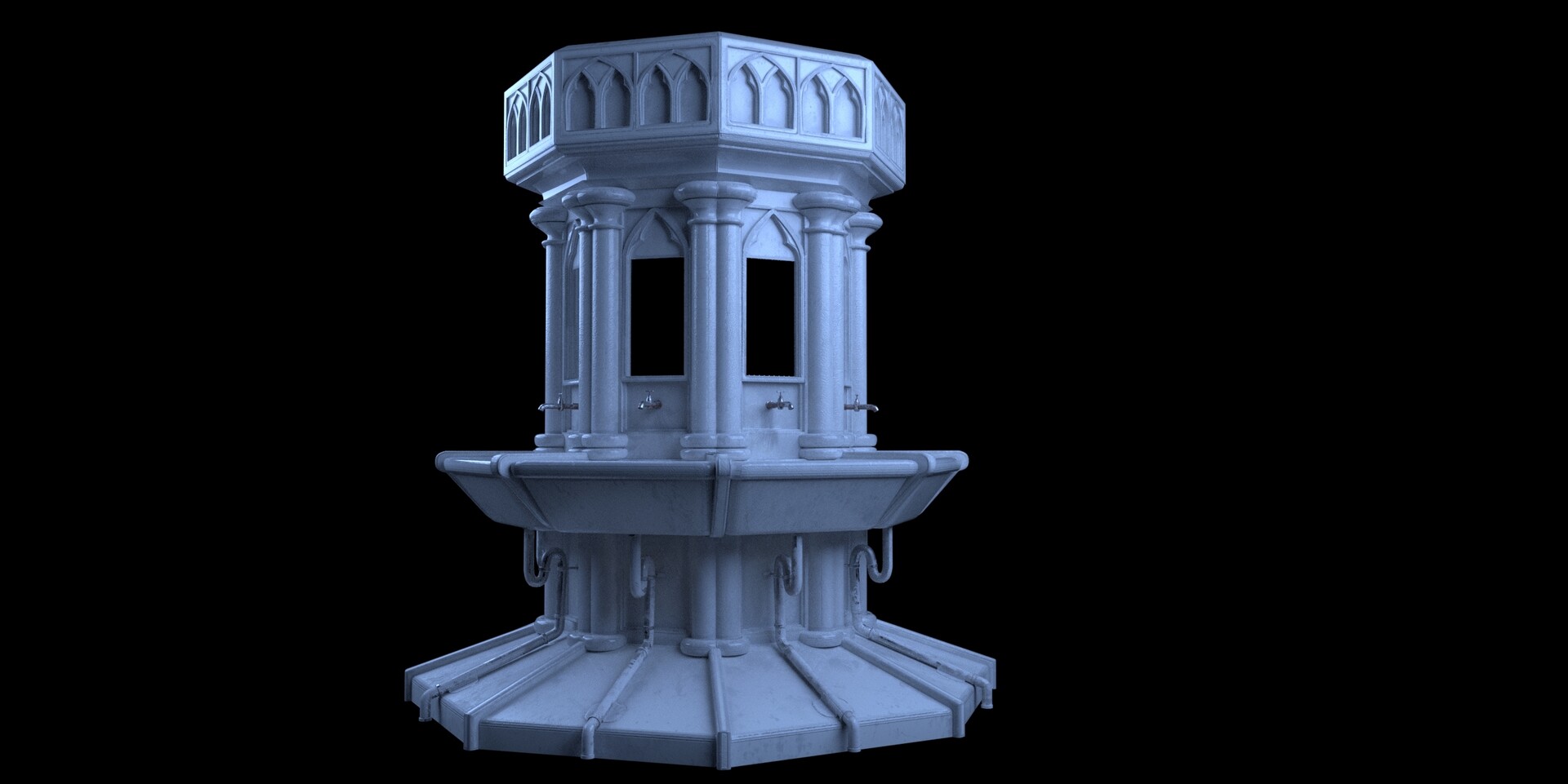 ArtStation - The Chamber of Secrets Entrance | V-Ray