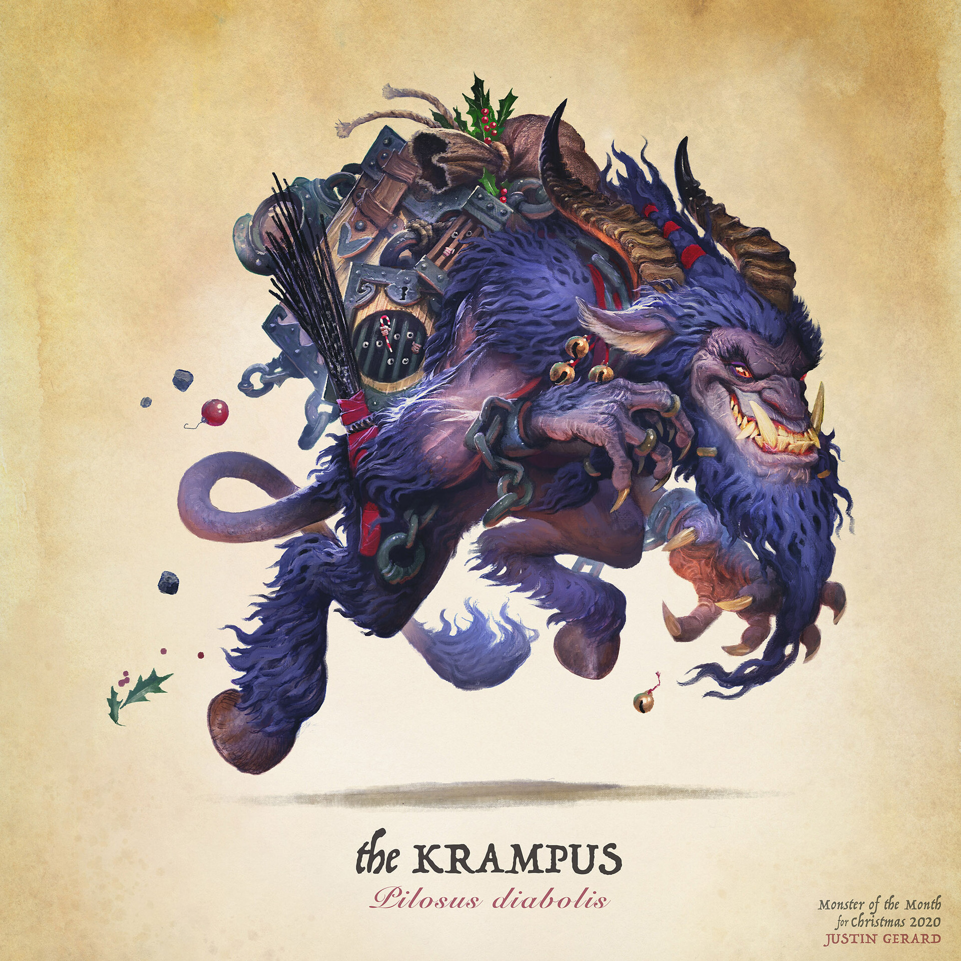 ArtStation - "The Krampus" Monster of the Month