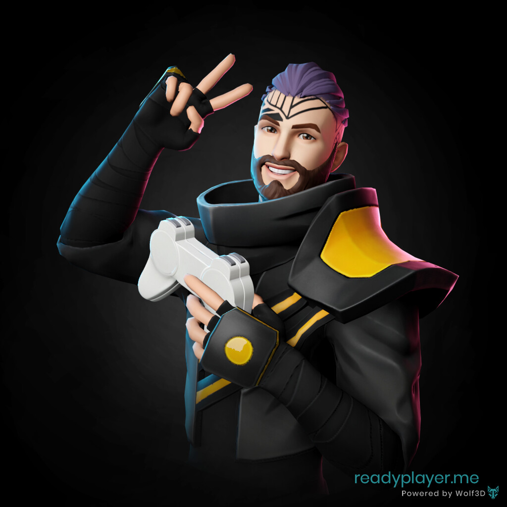ArtStation - Cyberpunk full-body Wolf3D avatar