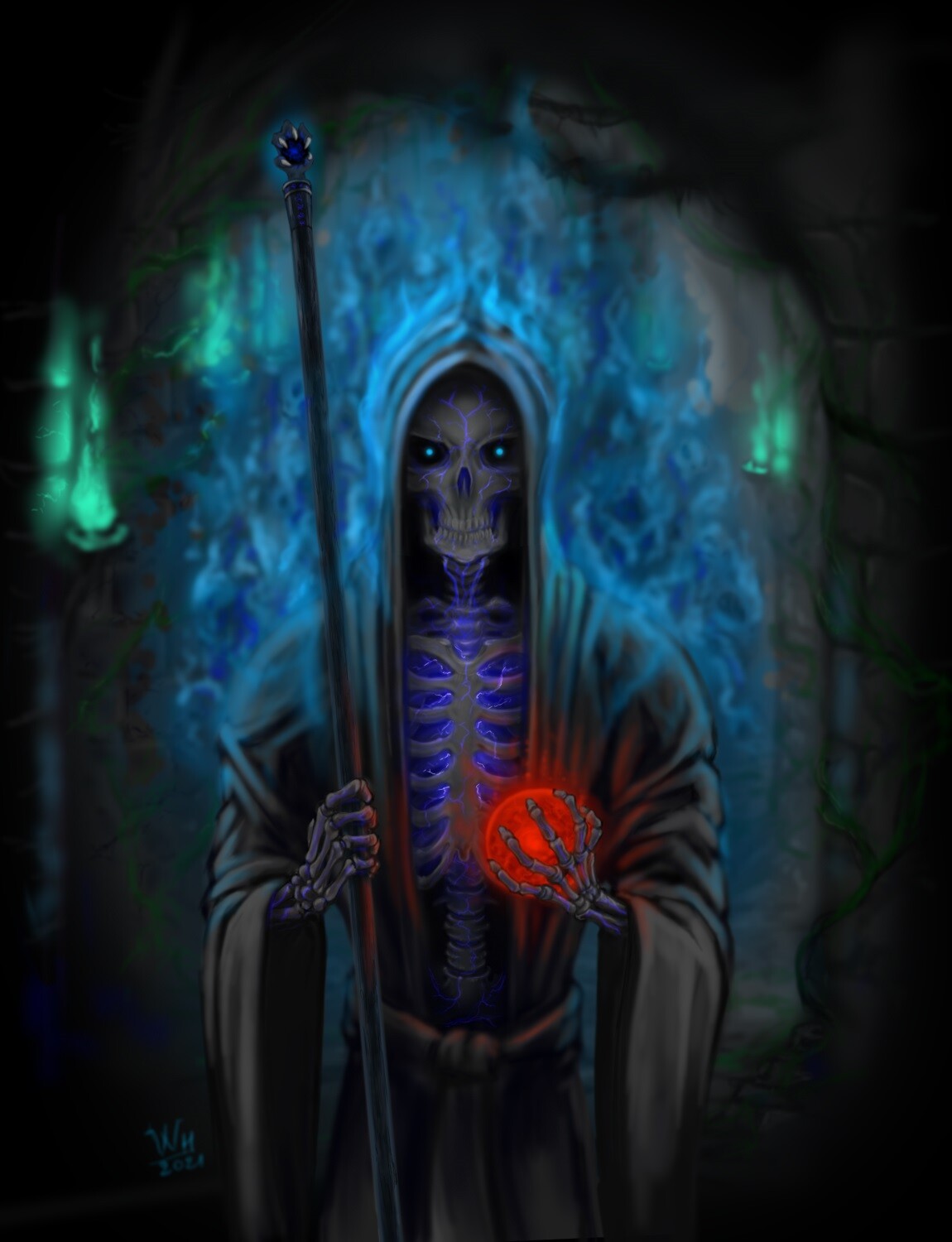 Undead Mage Wallpaper
