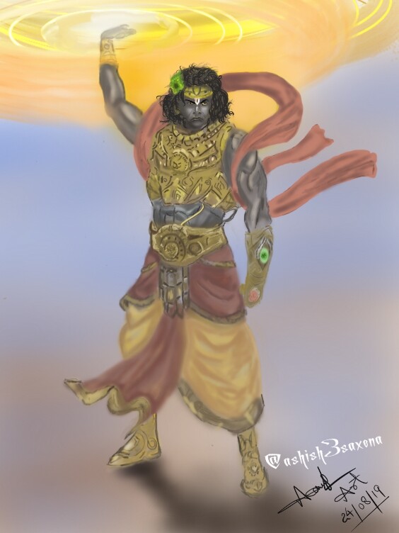 ArtStation - Lord Krishna Digital Art