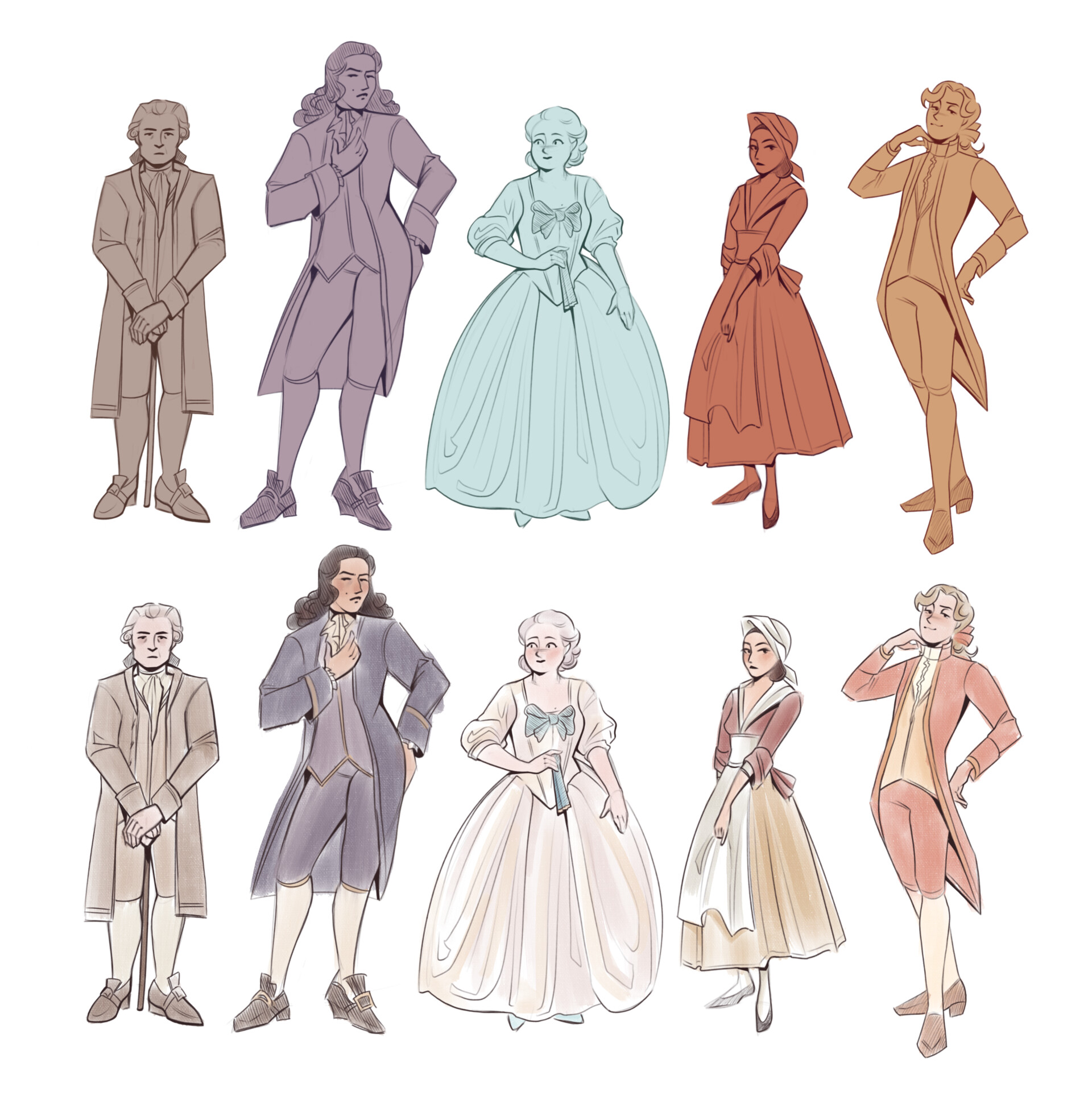 ArtStation - Character Concept Sketches