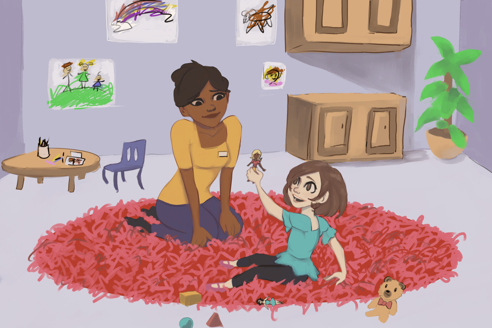 ArtStation - Children and mental health