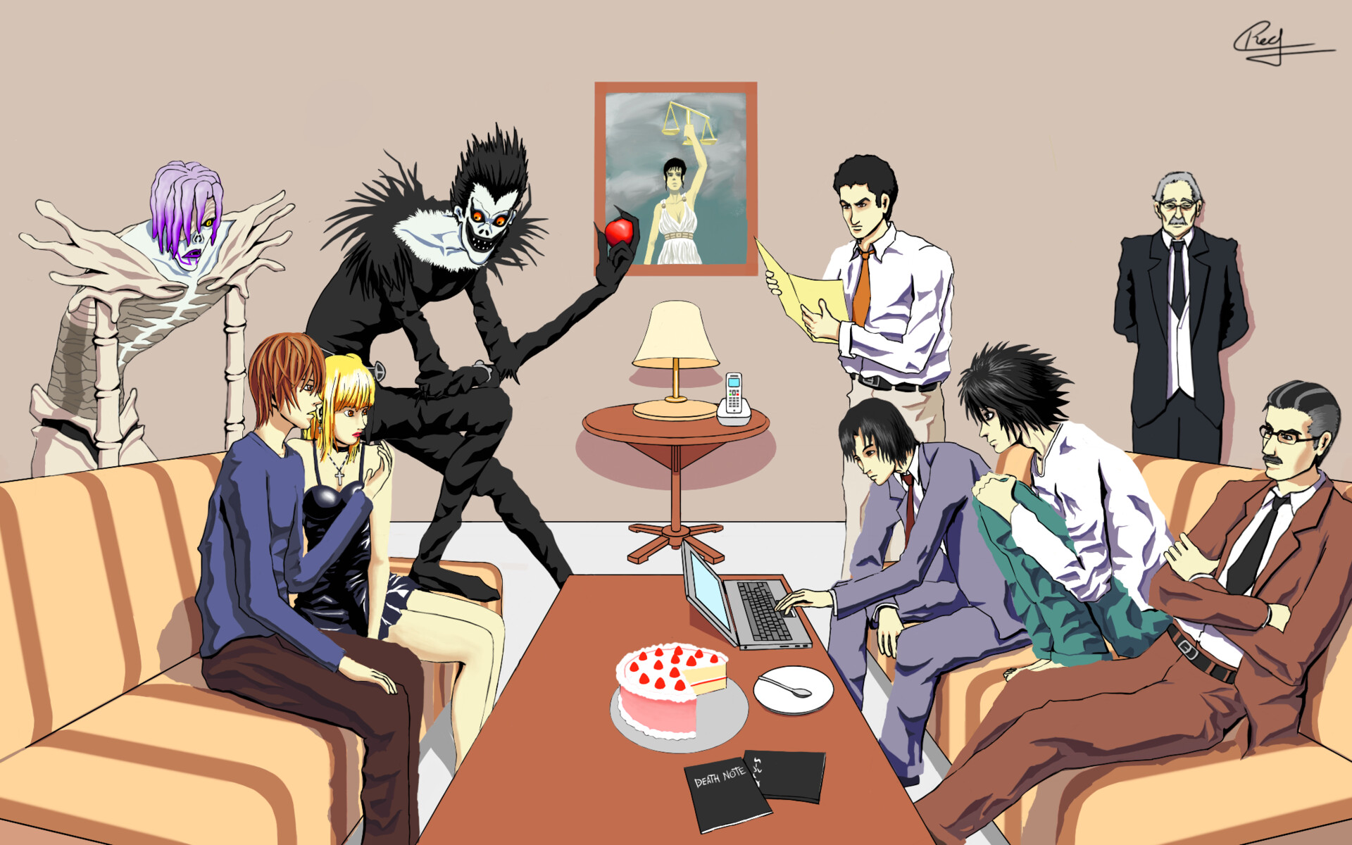 ArtStation - Death Note cast