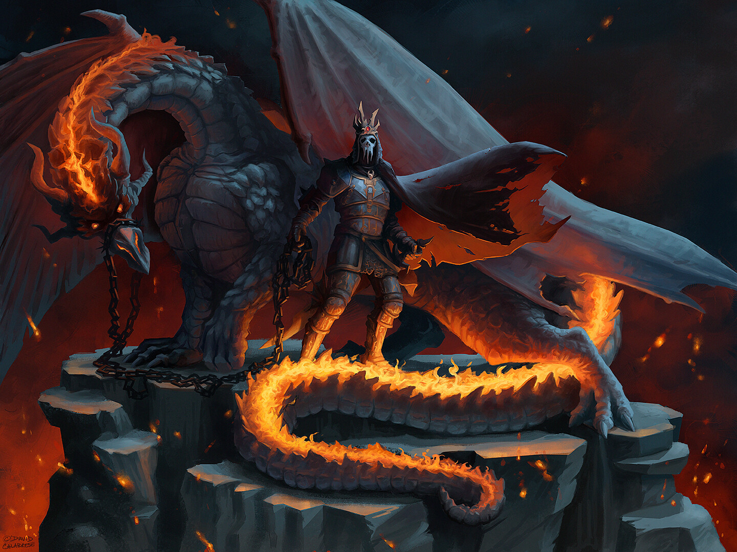 Specter King & Dragon by David Calabrese : ImaginaryDragons