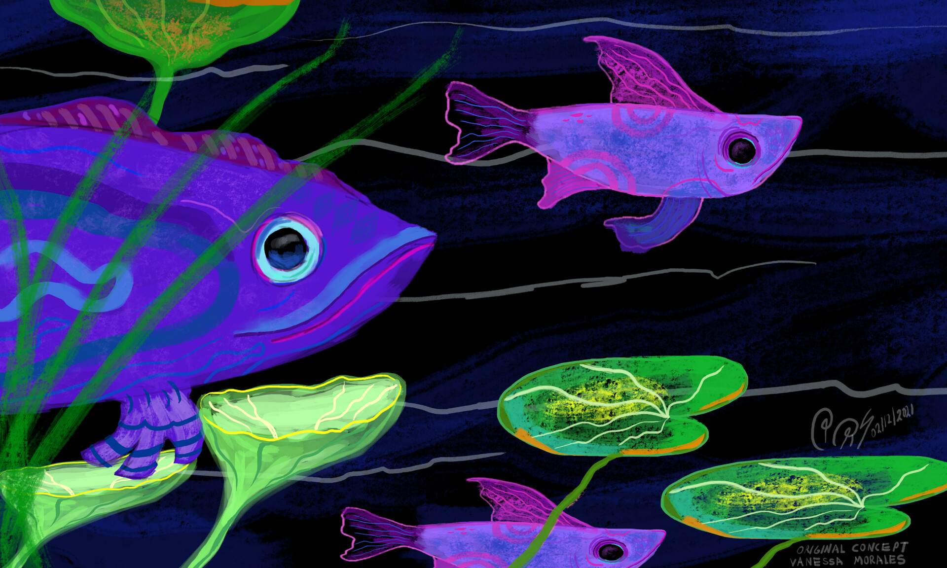 ArtStation - Colorful Fish