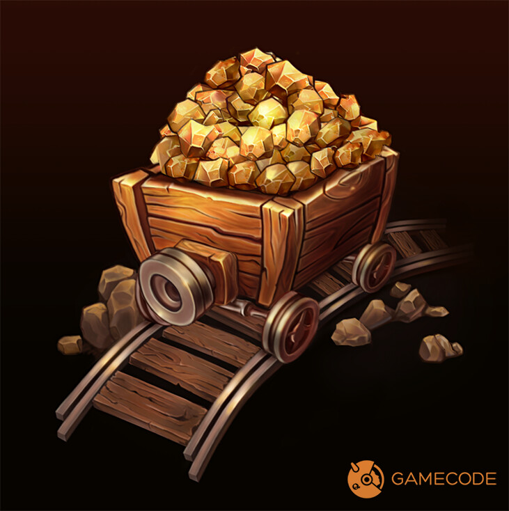 ArtStation - Mine Cart