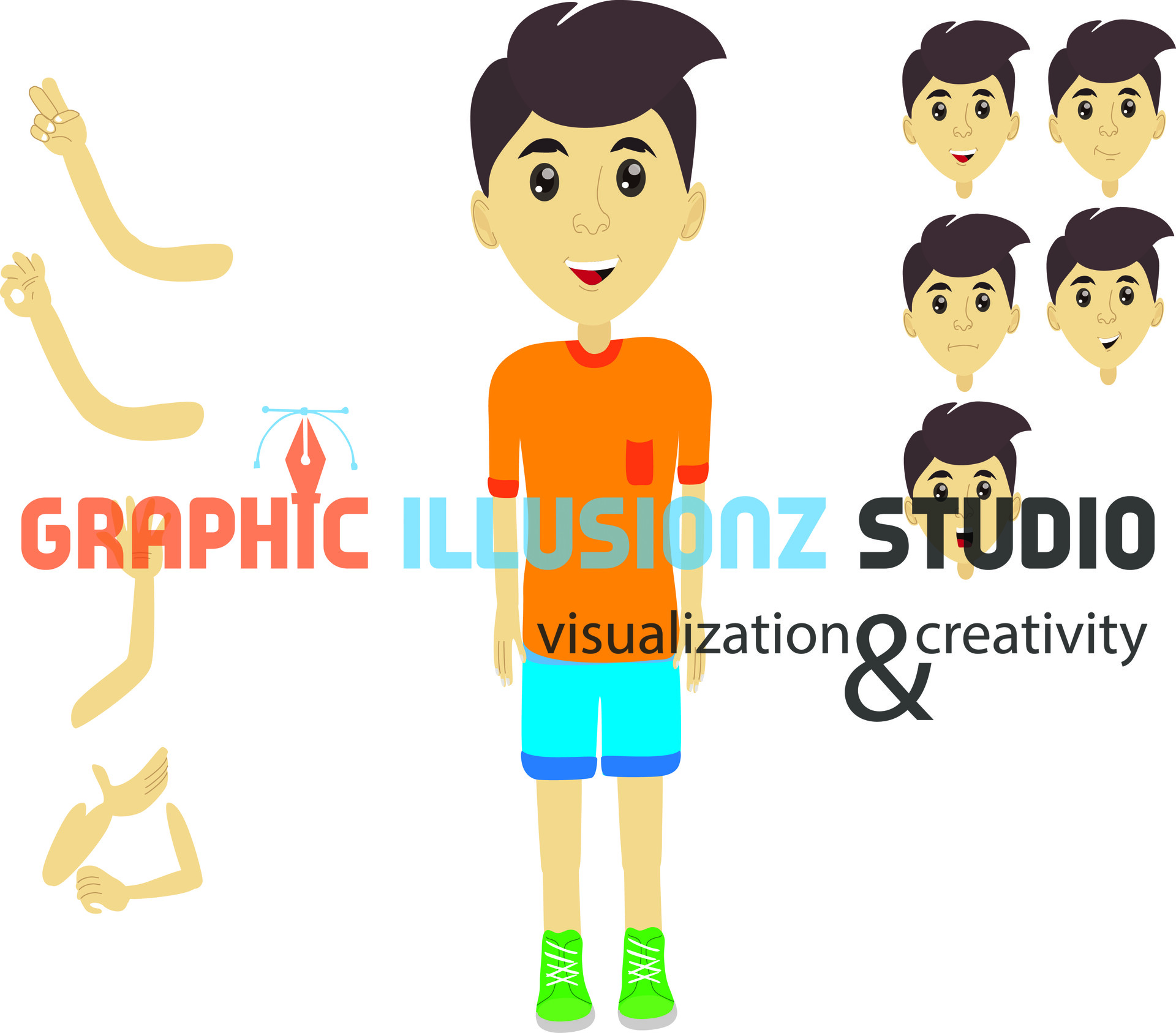 ArtStation - 2d character illustrations