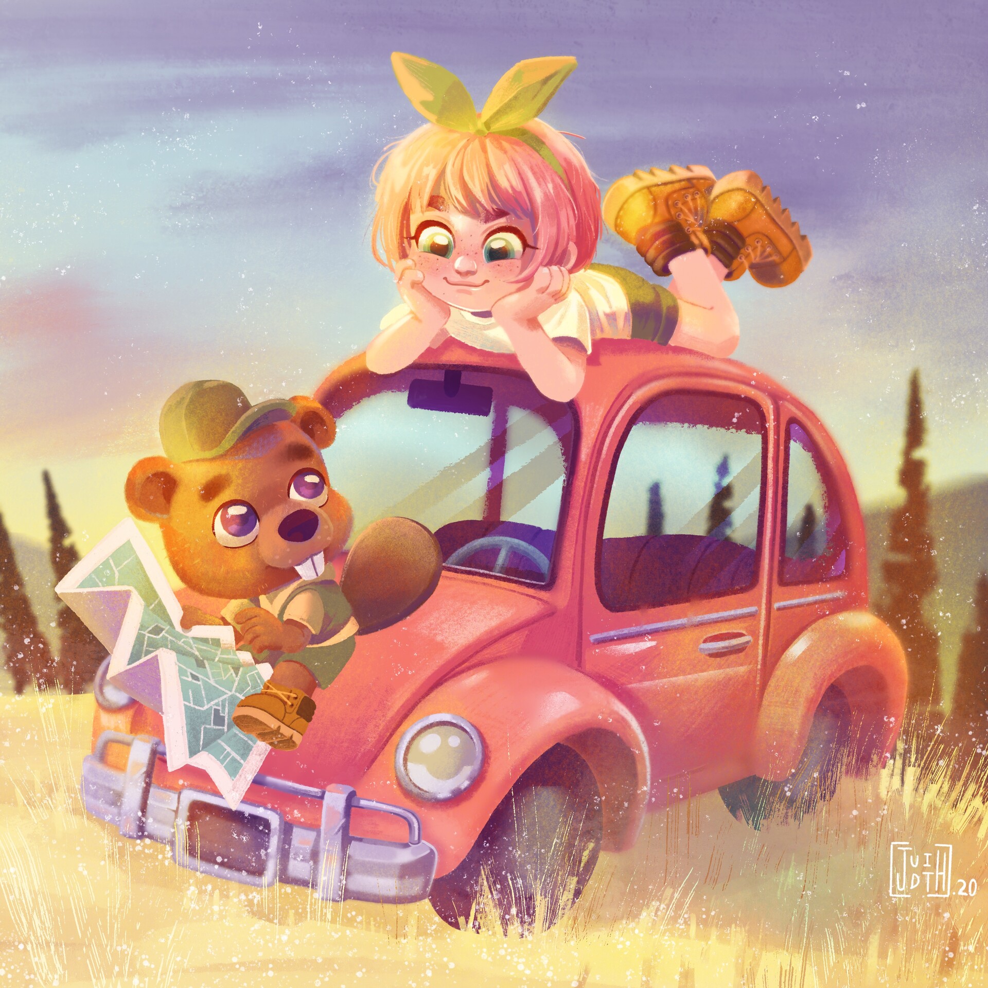 ArtStation - Adventure friends