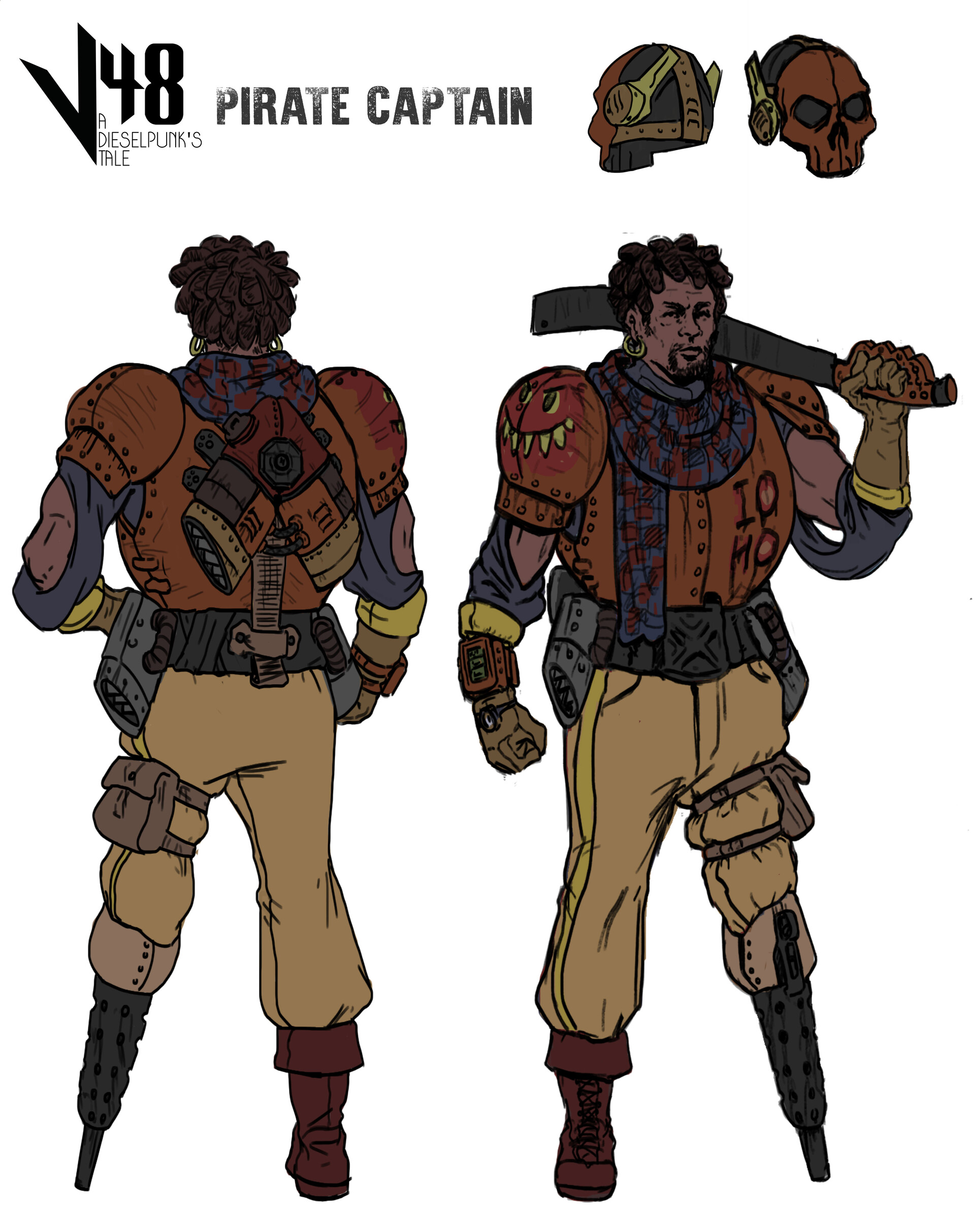 Dieselpunk Air Captain