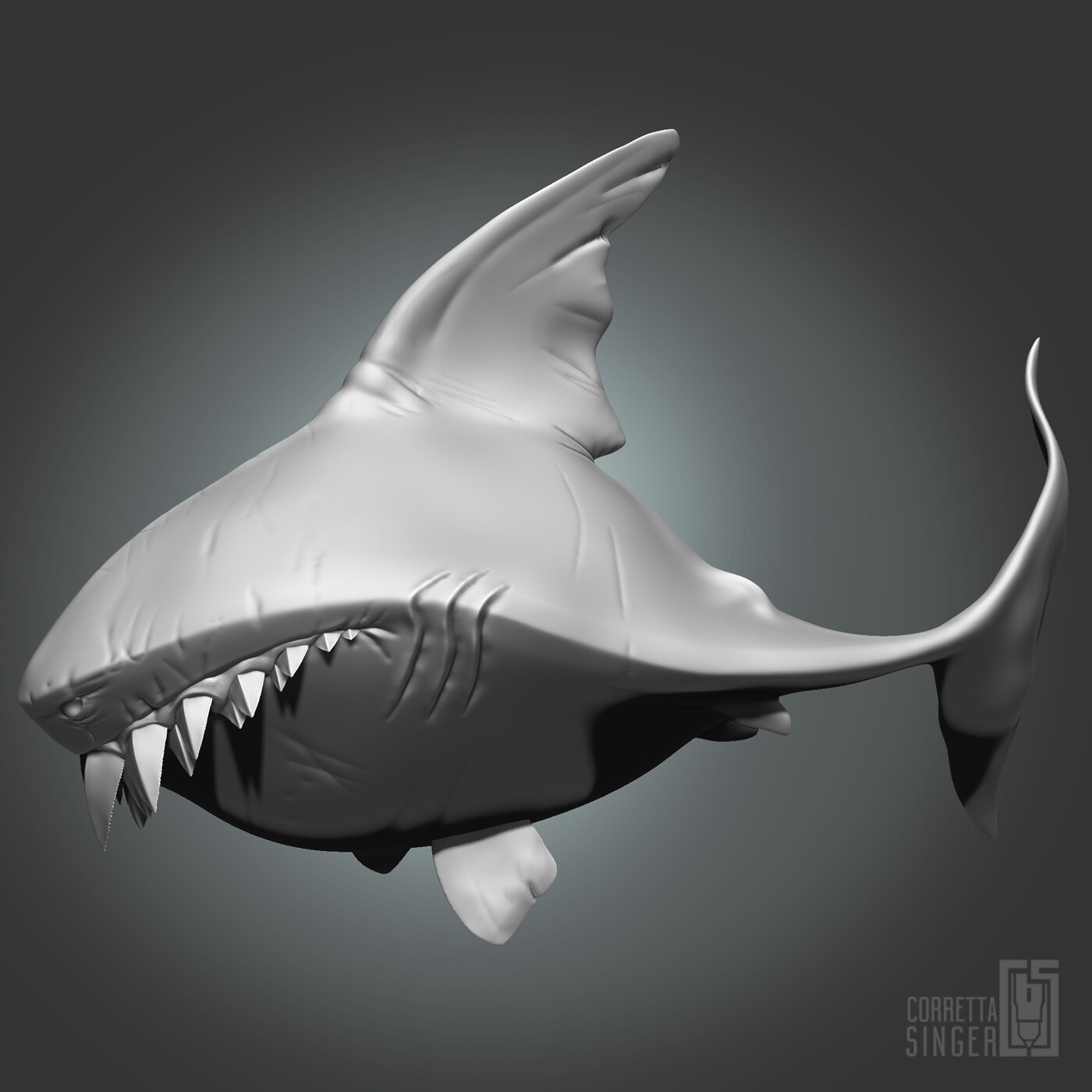 Corretta Singer - Derpy Shark