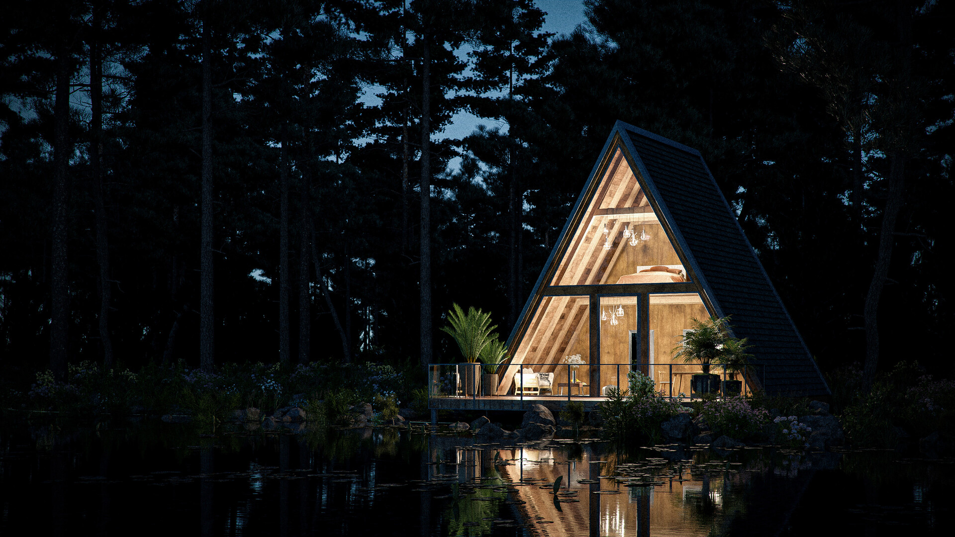 ArtStation - Triangle Cabin