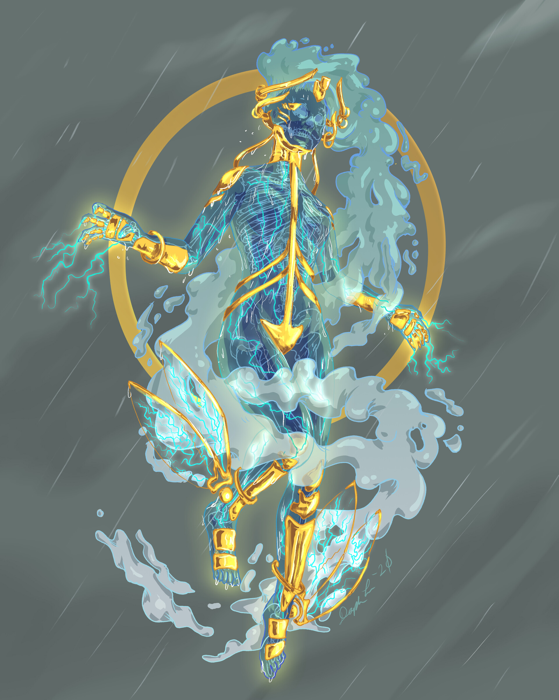 ArtStation - Storm Goddess