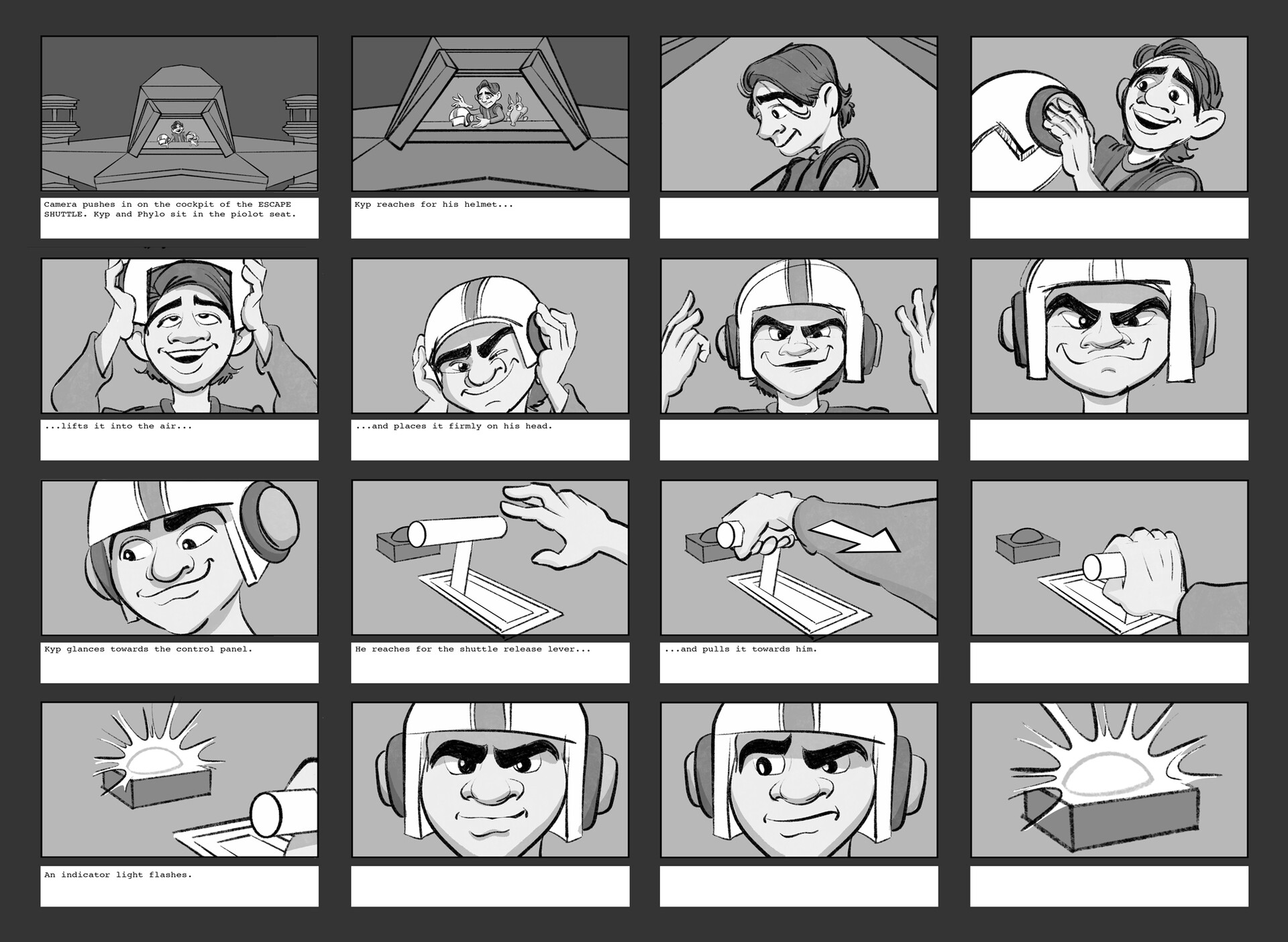 Jeremy Casper - Stargazer - Storyboard Sequence