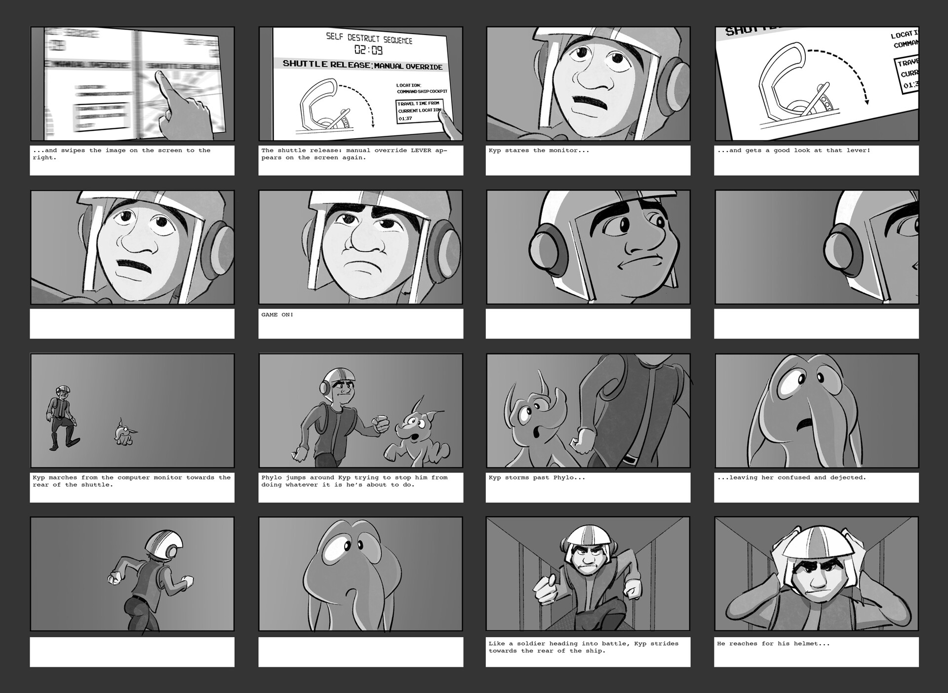 Jeremy Casper - Stargazer - Storyboard Sequence