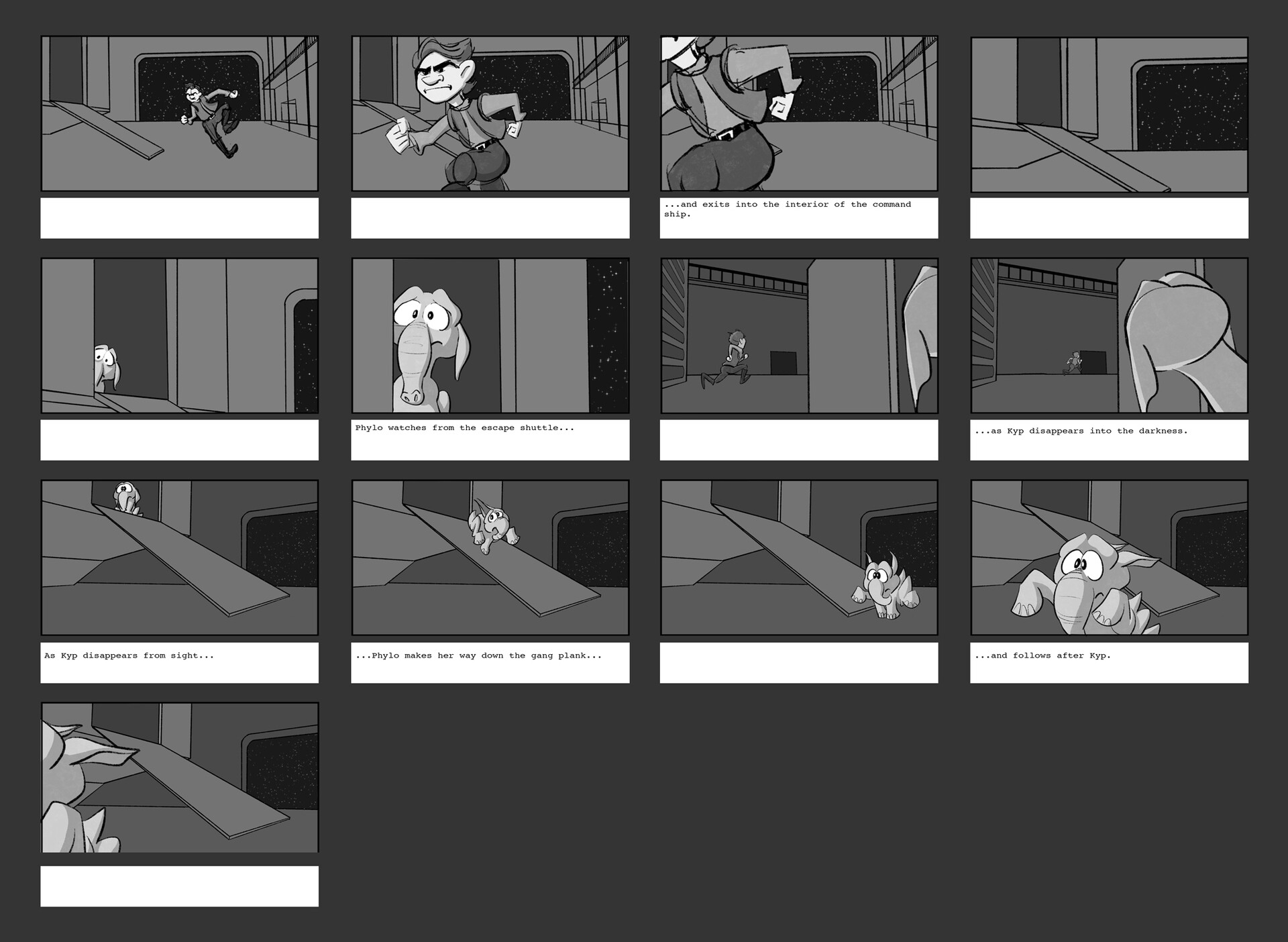 Jeremy Casper - Stargazer - Storyboard Sequence
