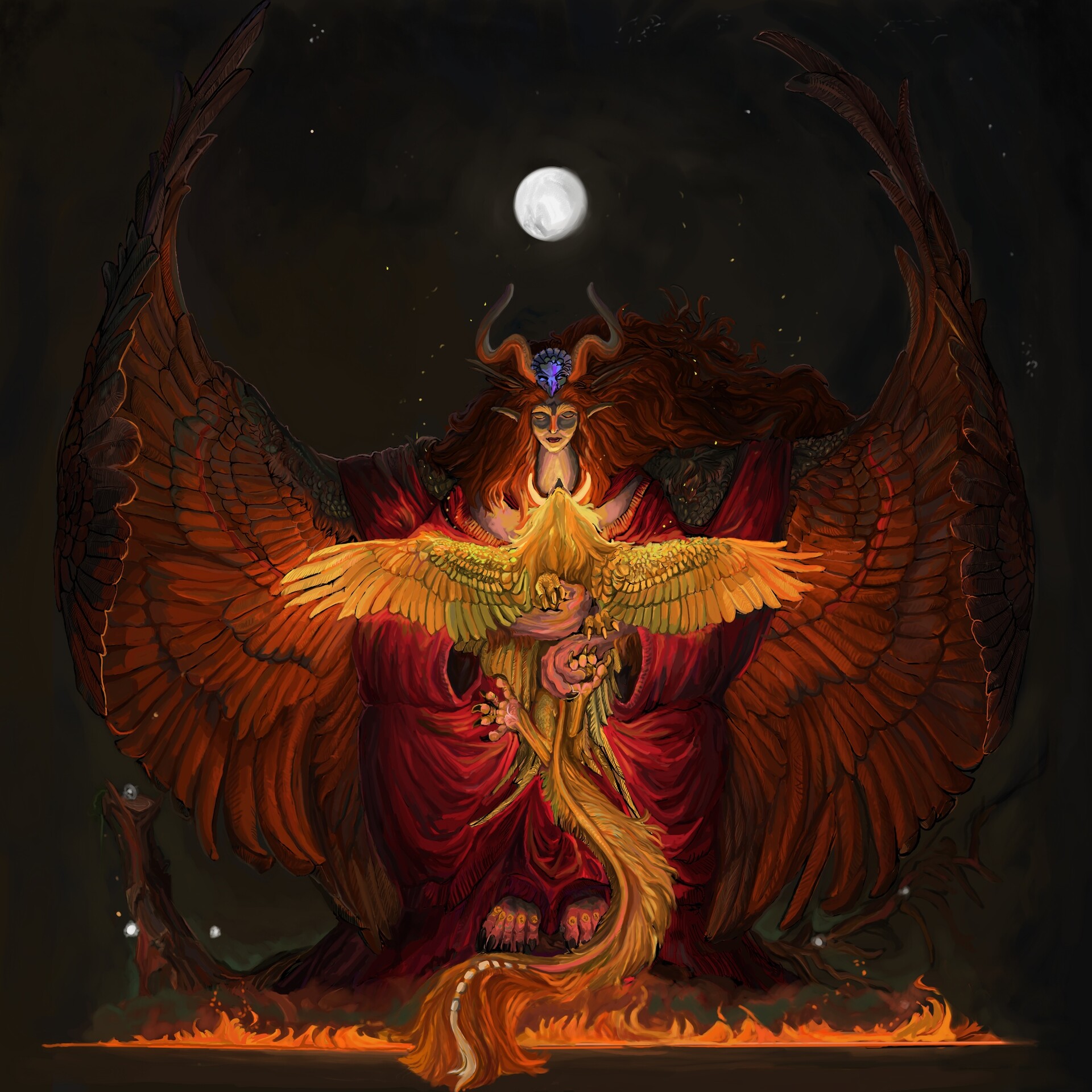 ArtStation - Night demon