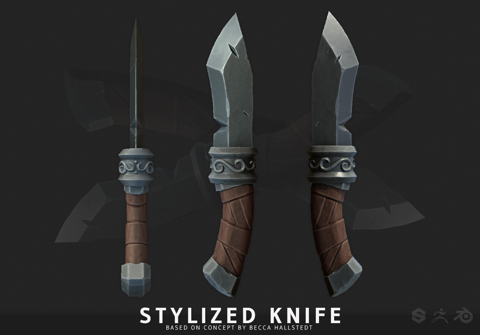 ArtStation - Stylized Knife