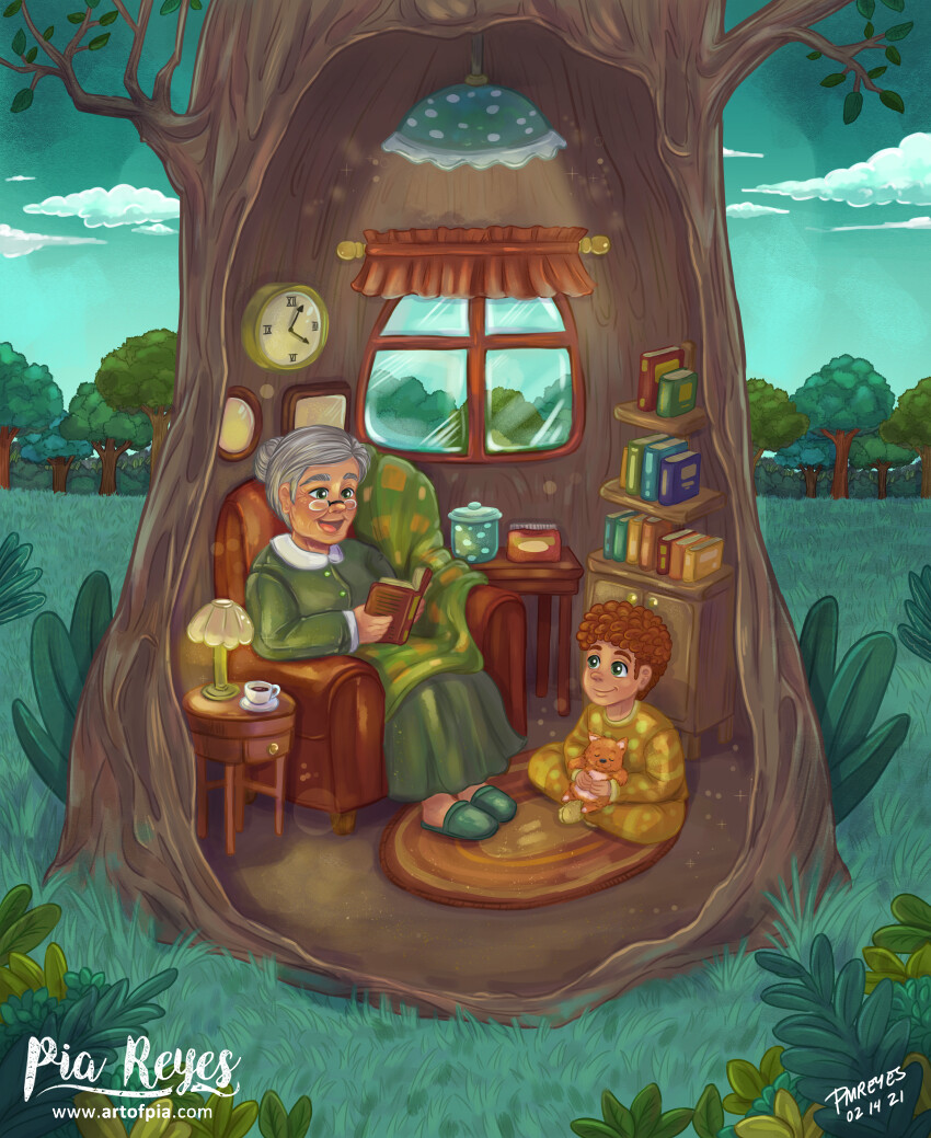 ArtStation - Cozy Tree House