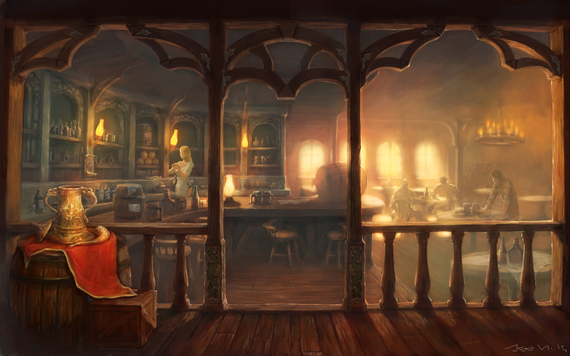 ArtStation - bar_inside