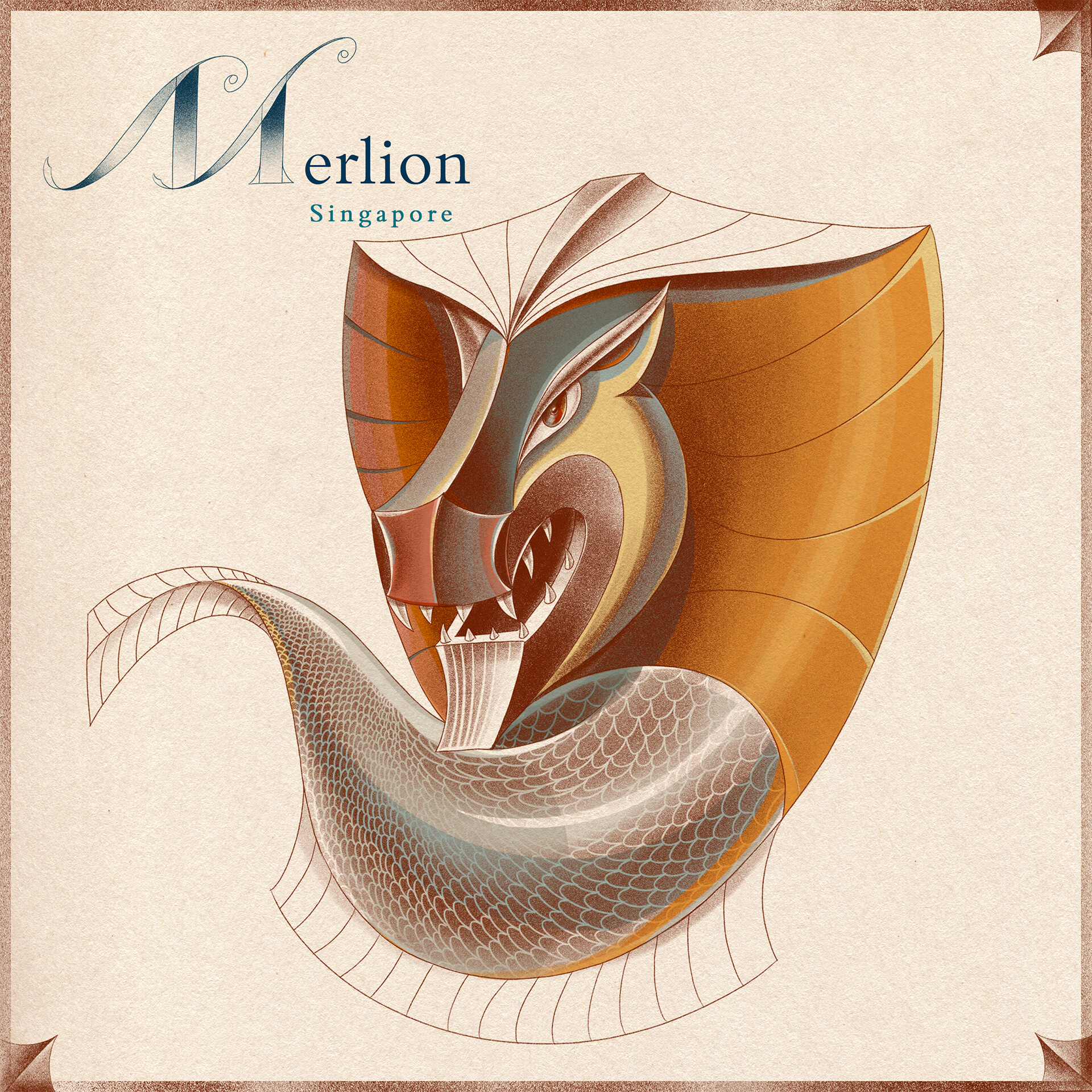 ArtStation - WORLD OF CRYPTIDS. Merlion