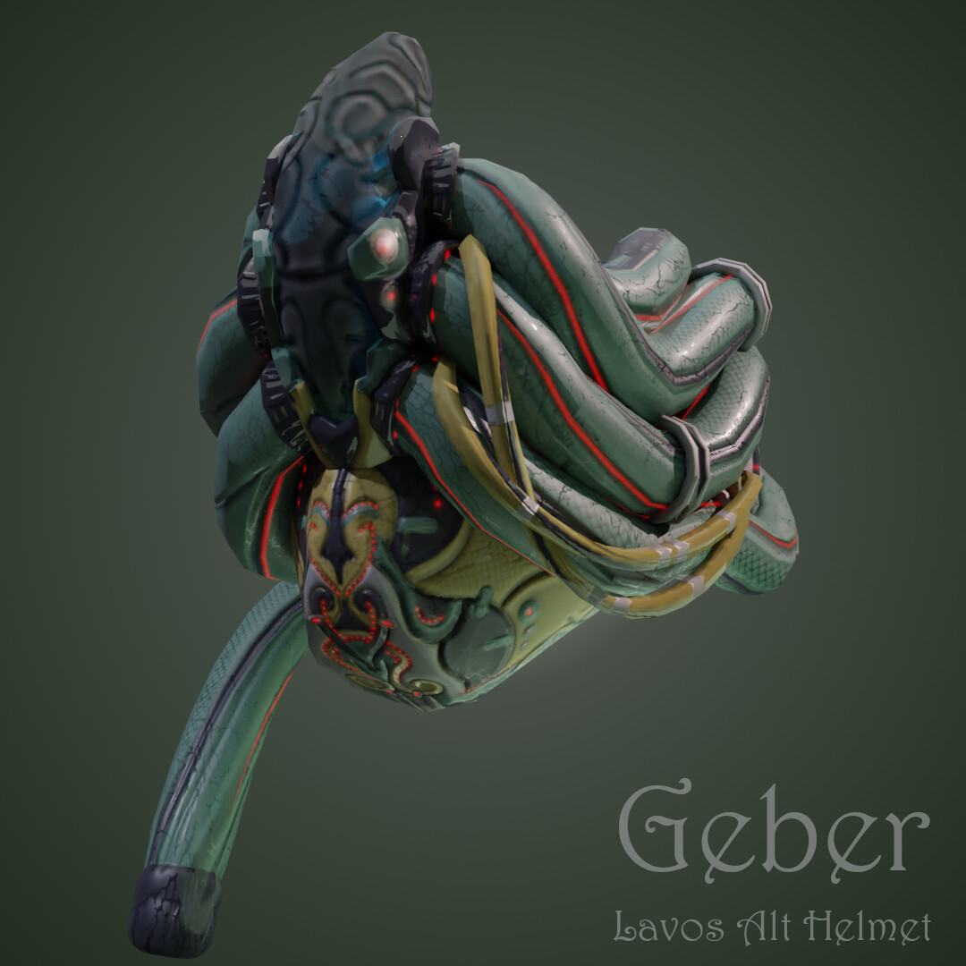 ArtStation - Geber Lavos alt helmet