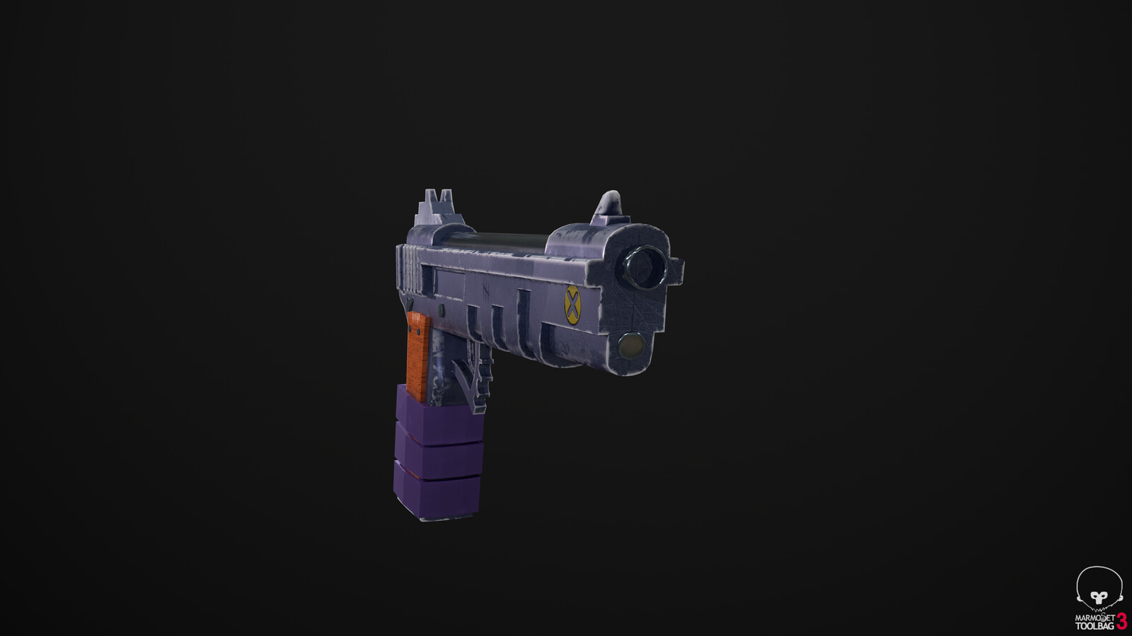 Jaume González Verge - Custom cartoonish Colt 1911