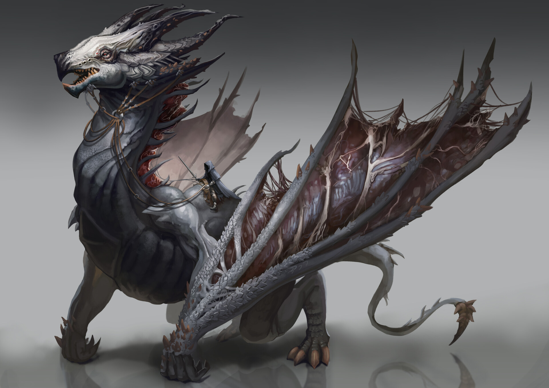 ArtStation - CDC CHALLENGE MIDDLE EARTH Nazgûl Fell Beast